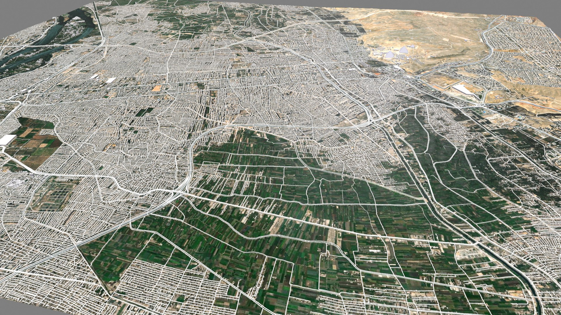 3D Cityscape Giza Egypt - TurboSquid 1960047