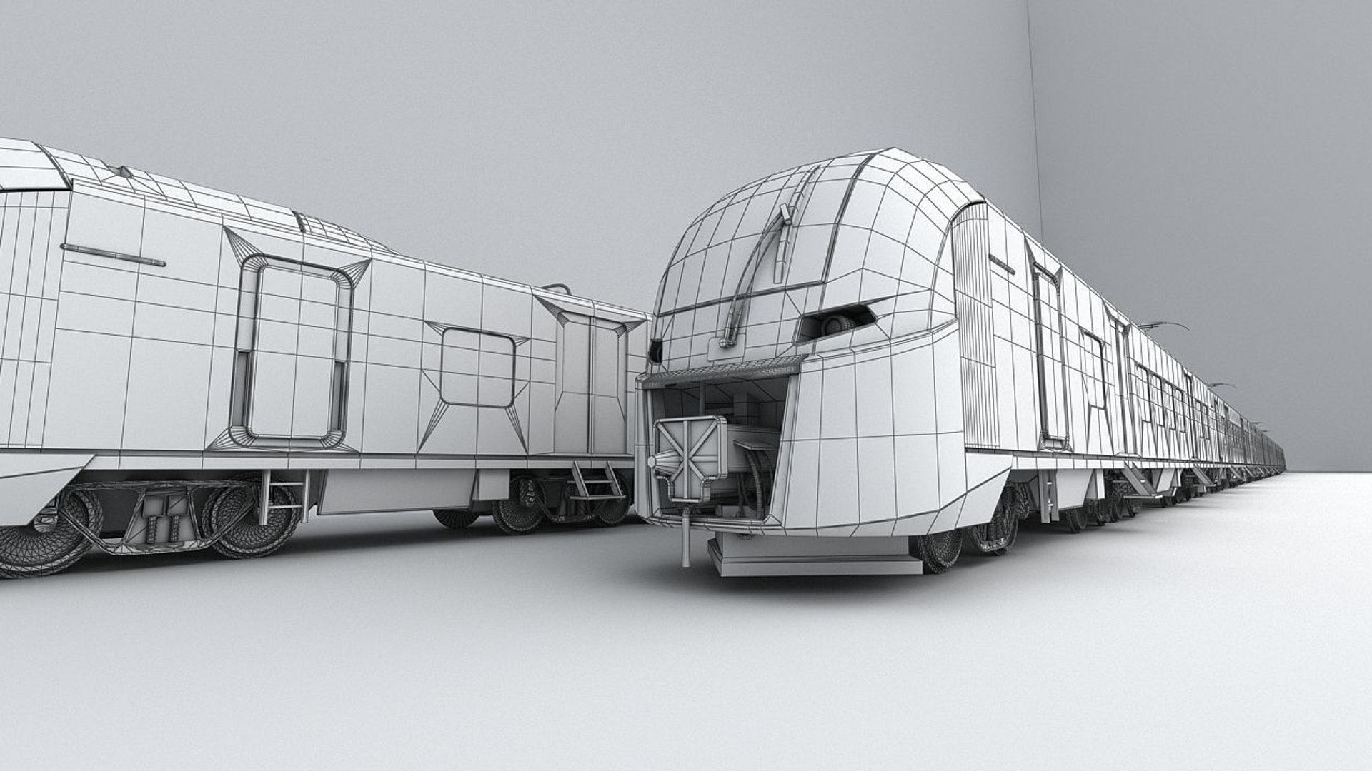 Swallow Lastochka Train Rzd 3D Model - TurboSquid 1515827