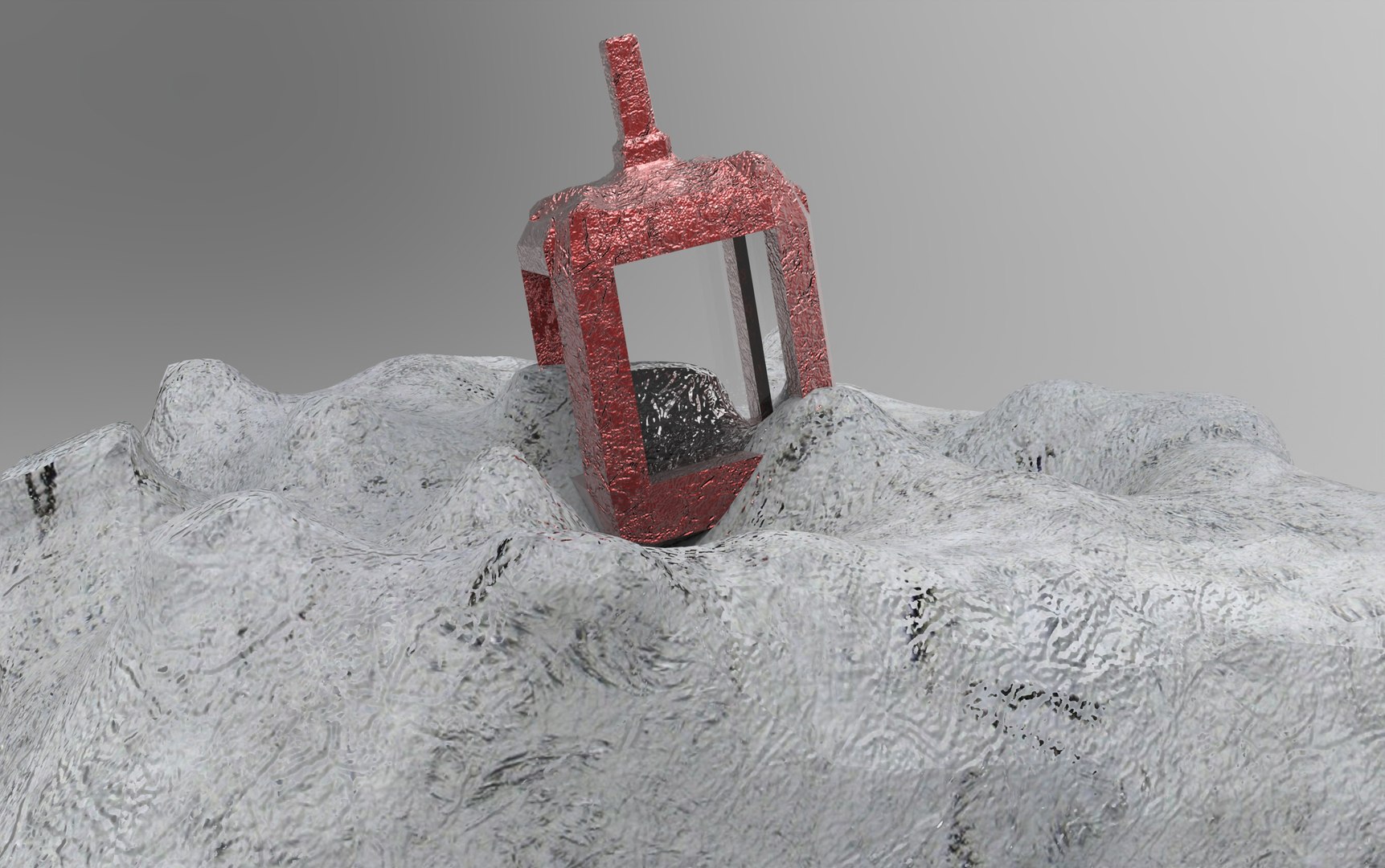 A piece of land and artefact 3D model - TurboSquid 1957156