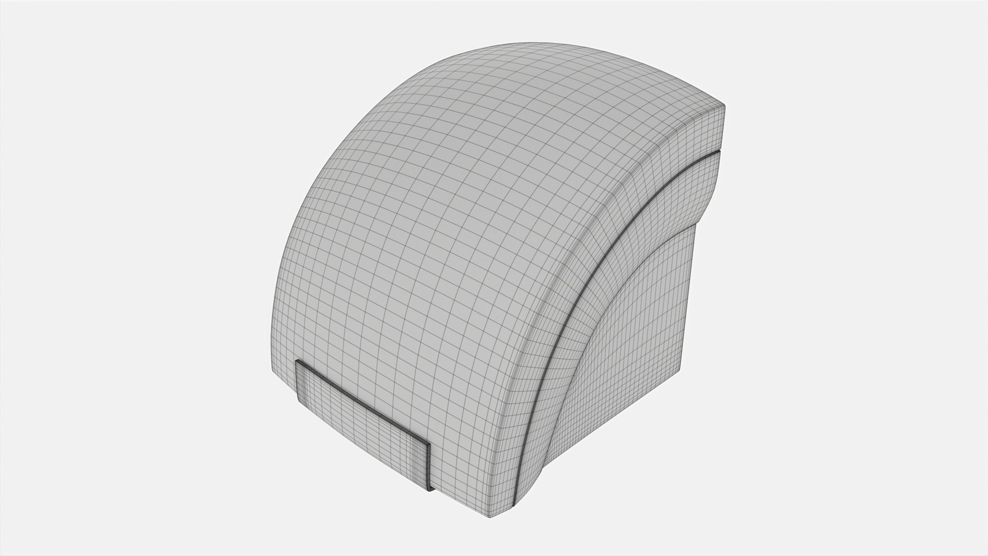 Automatic Air Hand Dryer 3D Model - TurboSquid 2121808