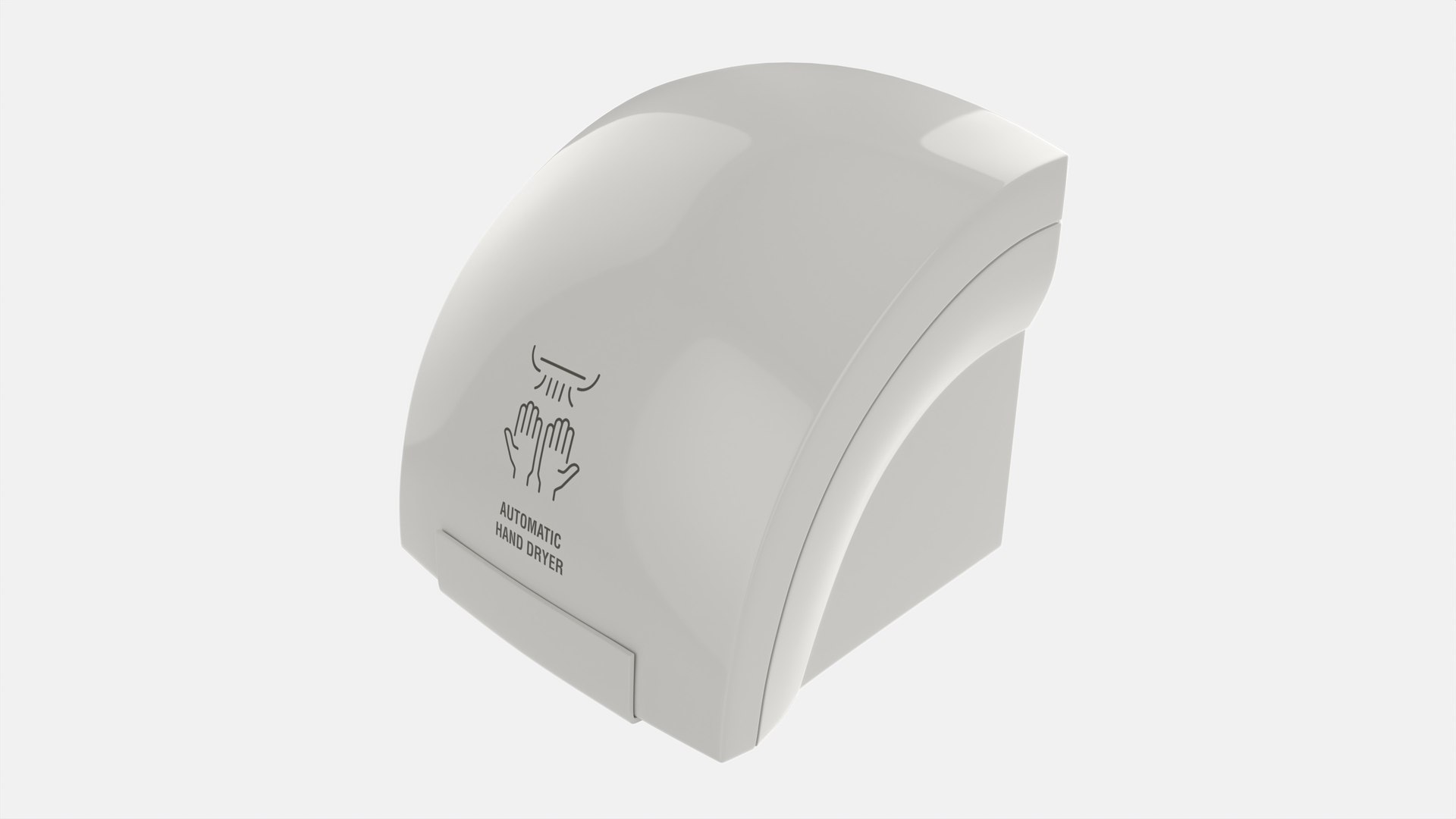 Automatic Air Hand Dryer 3D Model - TurboSquid 2121808