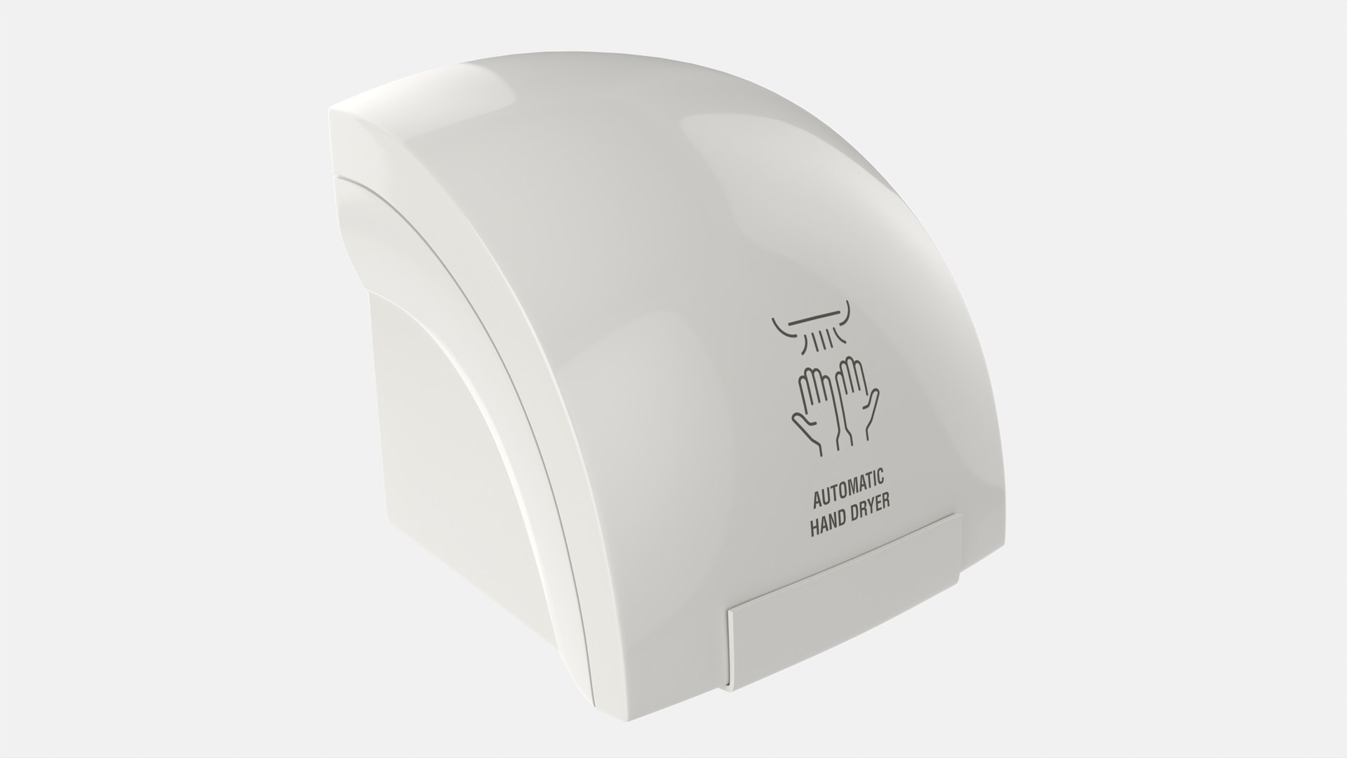 Automatic Air Hand Dryer 3D Model - TurboSquid 2121808