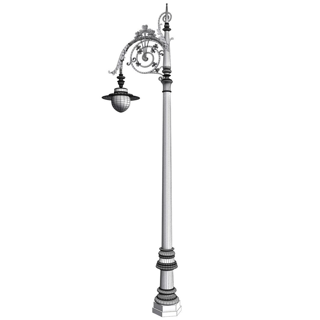 Street light model - TurboSquid 1261593