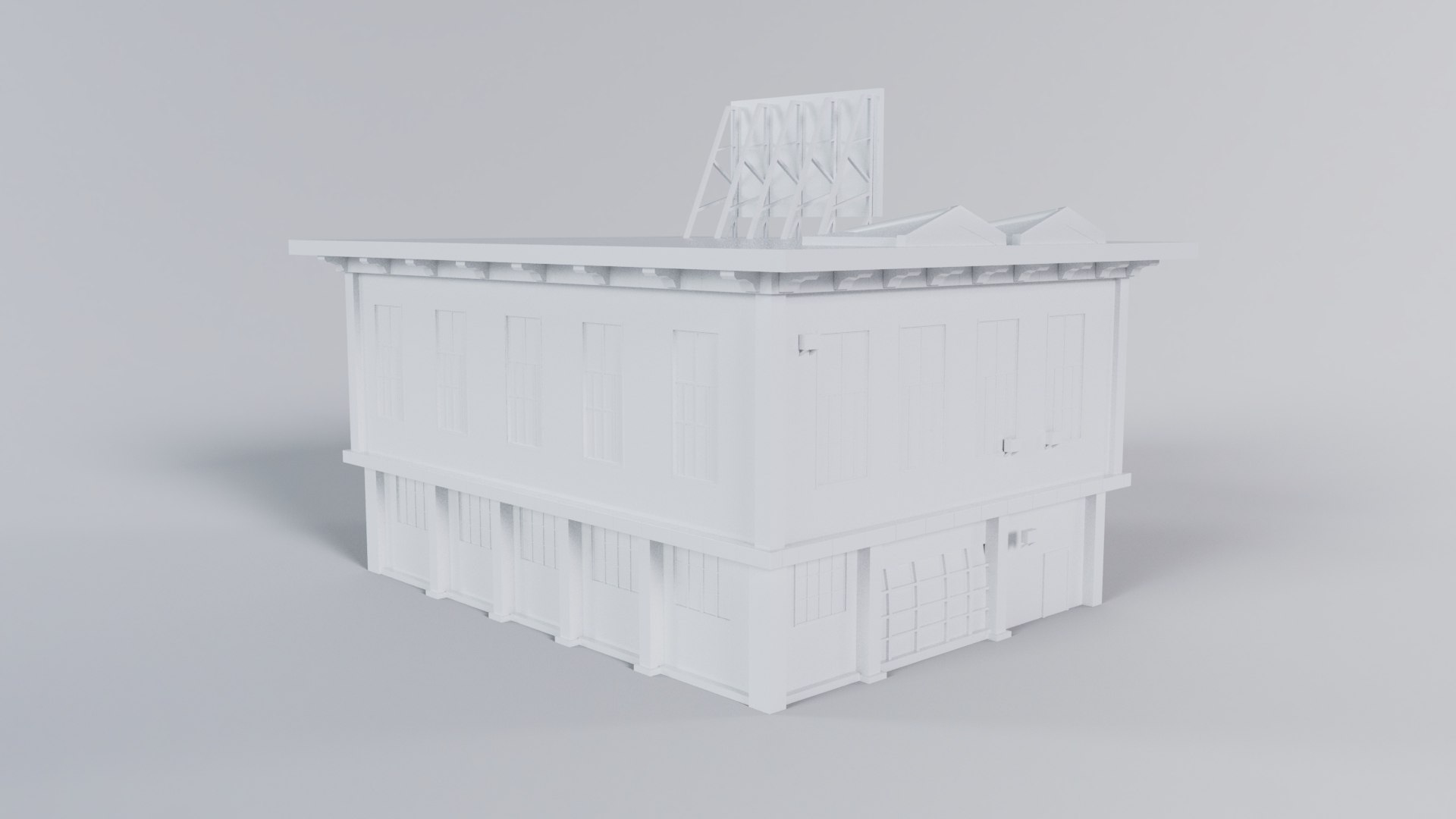3D Model Winery Building - TurboSquid 2370004