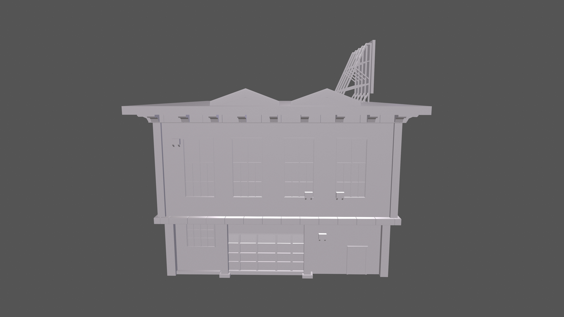 3D Model Winery Building - TurboSquid 2370004