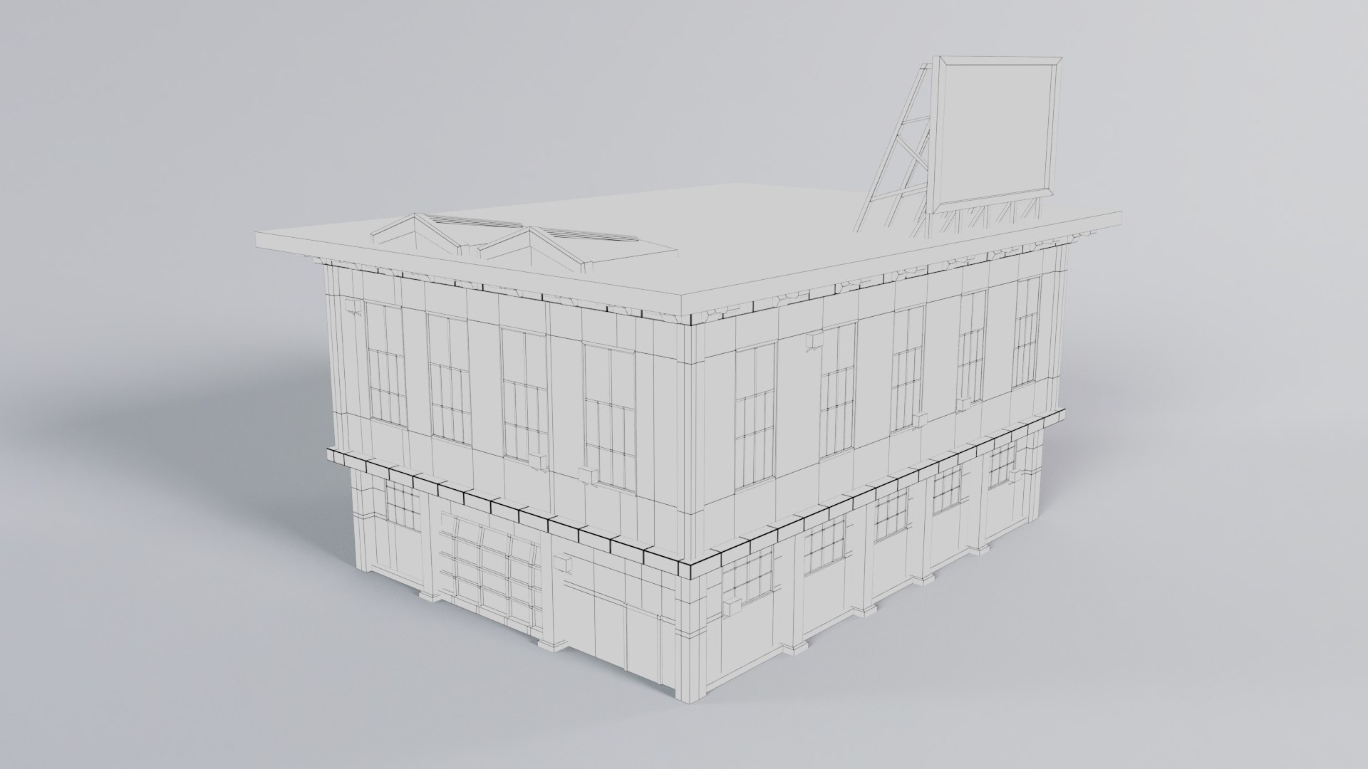 3D Model Winery Building - TurboSquid 2370004