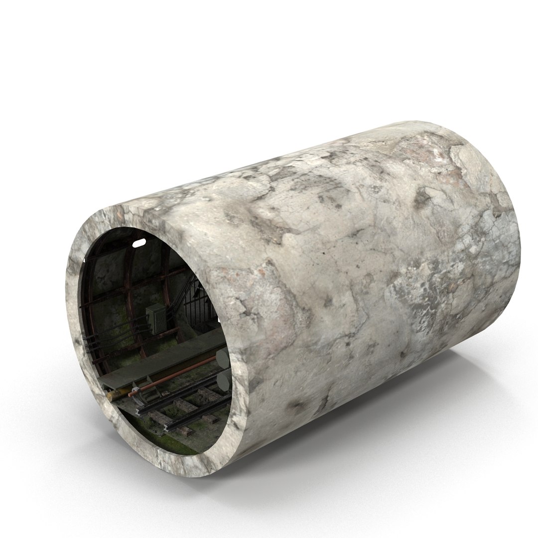 Subway Tunnel 3D Model - TurboSquid 1236588