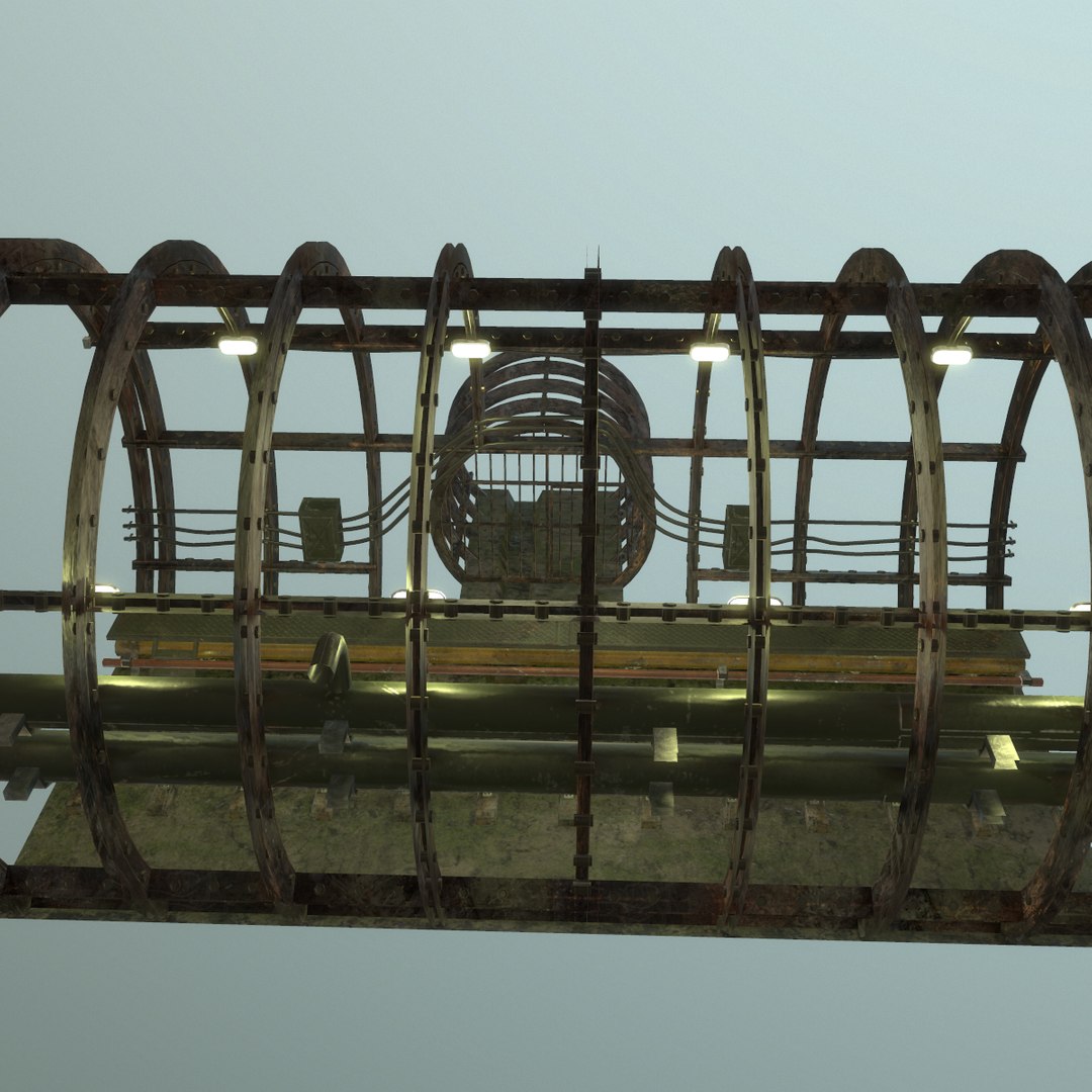 Subway Tunnel 3D Model - TurboSquid 1236588