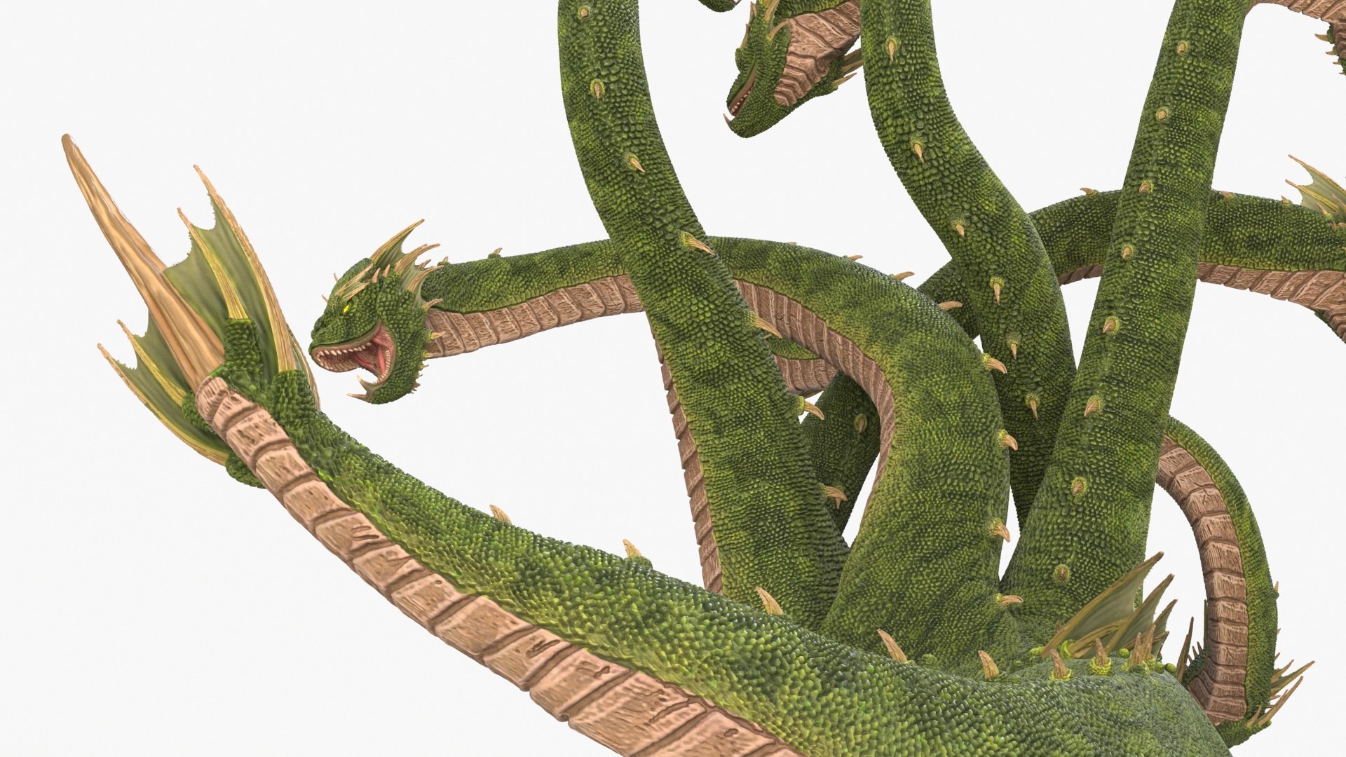 Lernaean Hydra Attack Pose 3D Model - TurboSquid 2267074