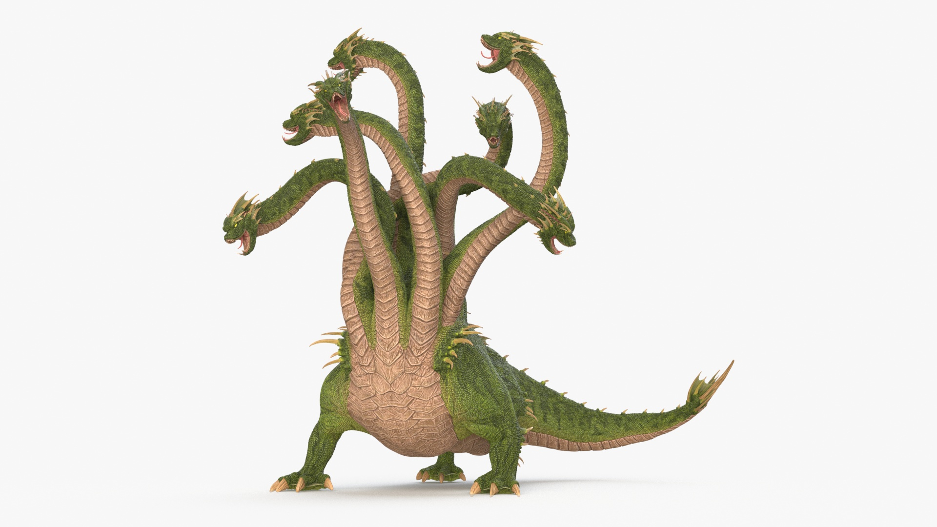 Lernaean Hydra Attack Pose 3D Model - TurboSquid 2267074