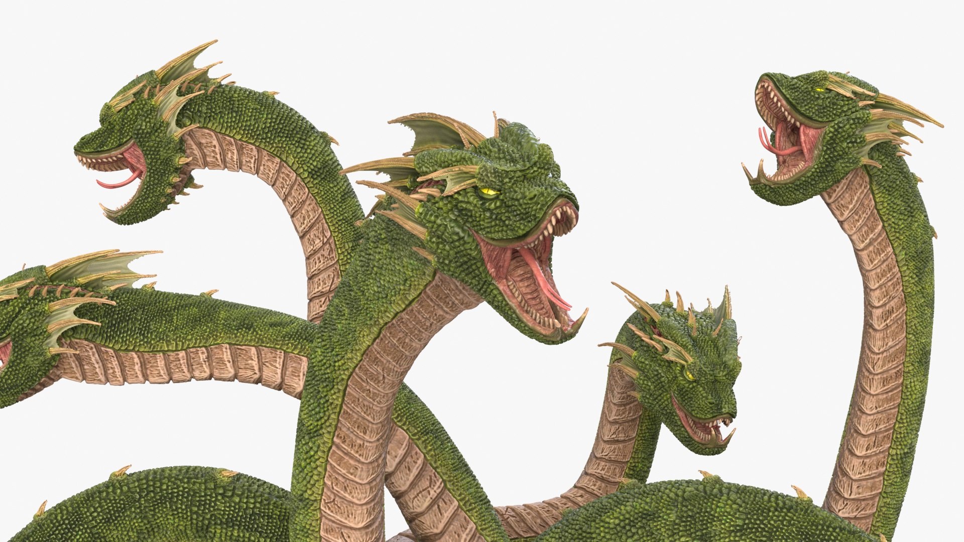 Lernaean Hydra Attack Pose 3D Model - TurboSquid 2267074