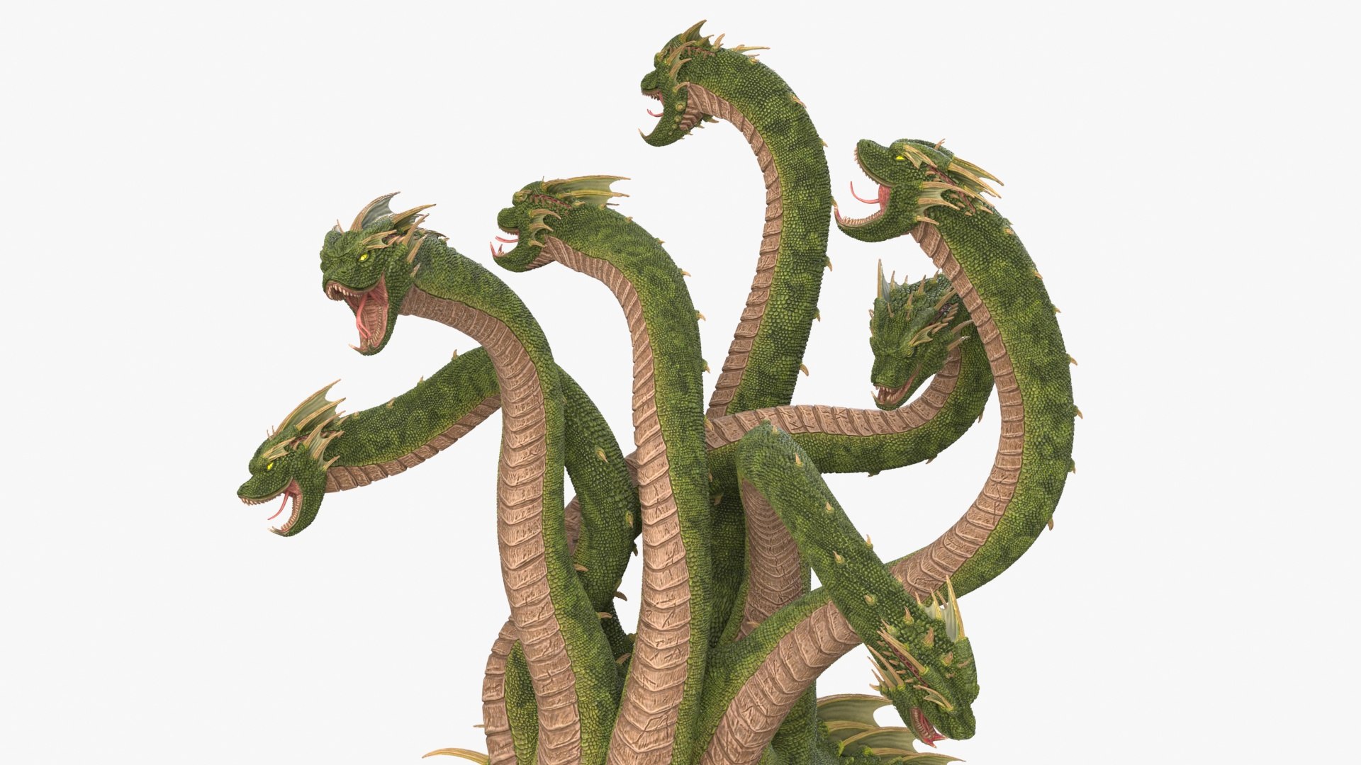 Lernaean Hydra Attack Pose 3D Model - TurboSquid 2267074