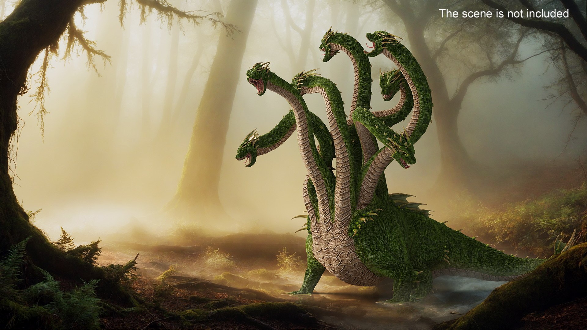 Lernaean Hydra Attack Pose 3D Model - TurboSquid 2267074