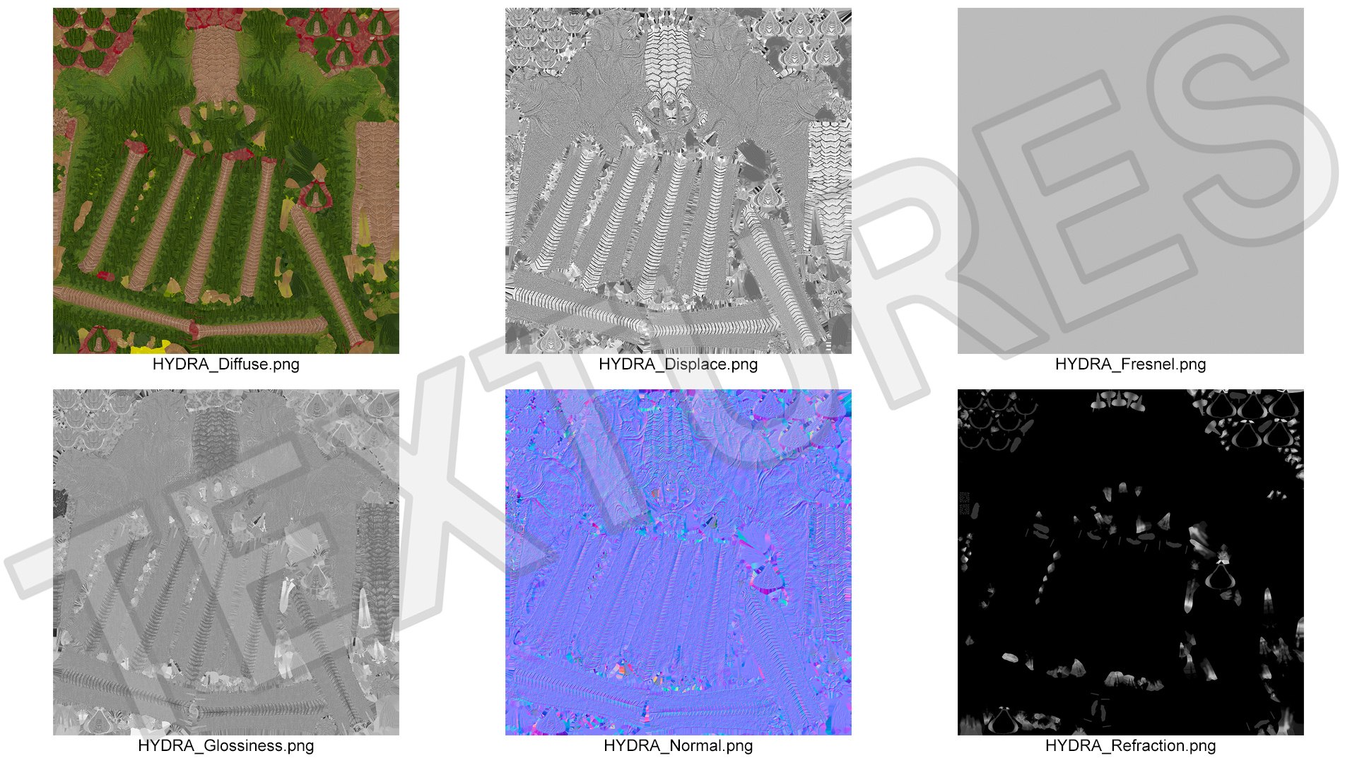 Lernaean Hydra Attack Pose 3D Model - TurboSquid 2267074