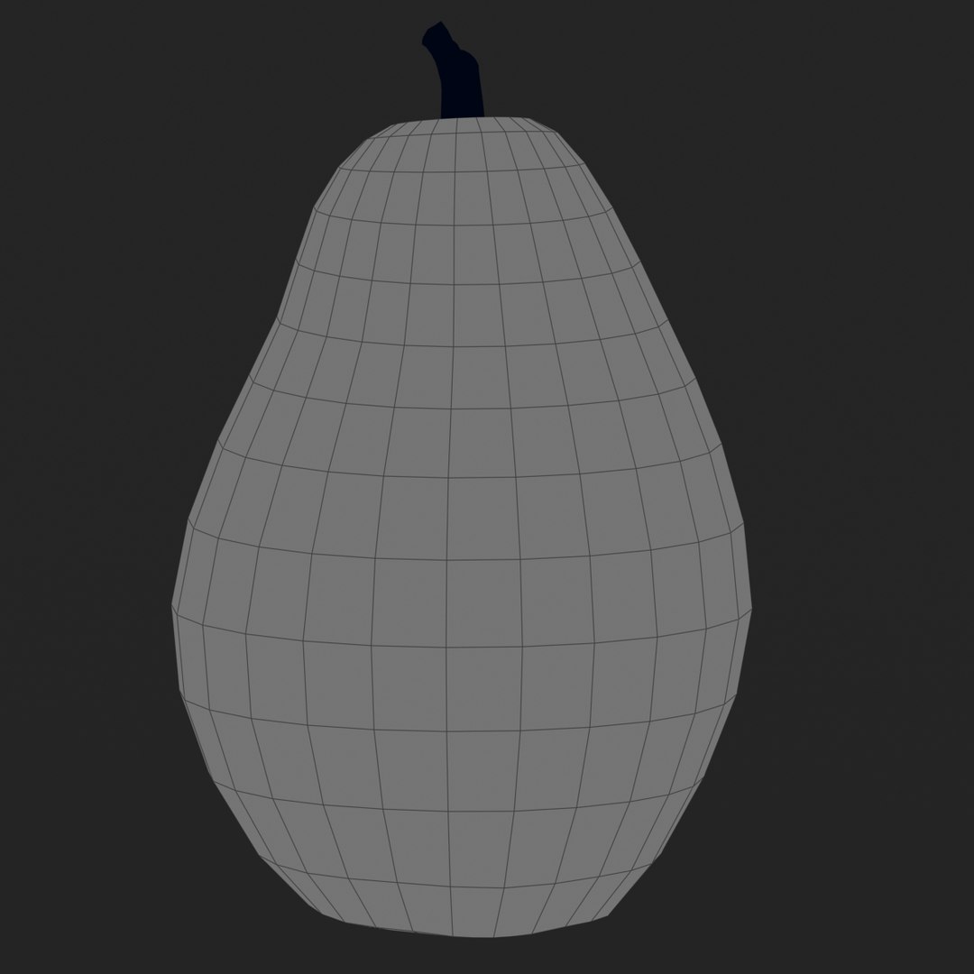 Hd Pear 3d Model
