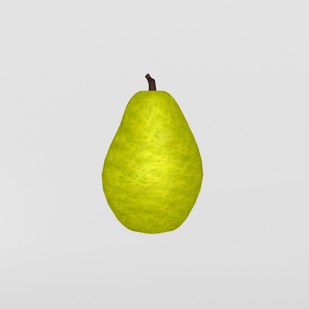 Hd Pear 3d Model
