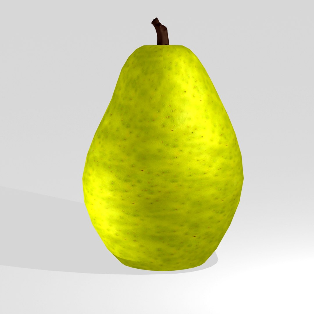 Hd Pear 3d Model