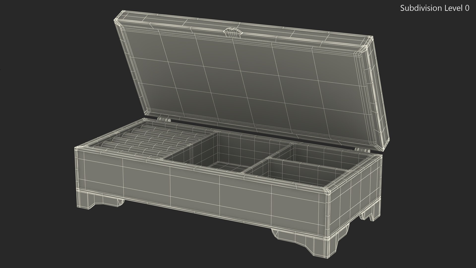 3D Model Silver Jewelry Box - TurboSquid 2097624