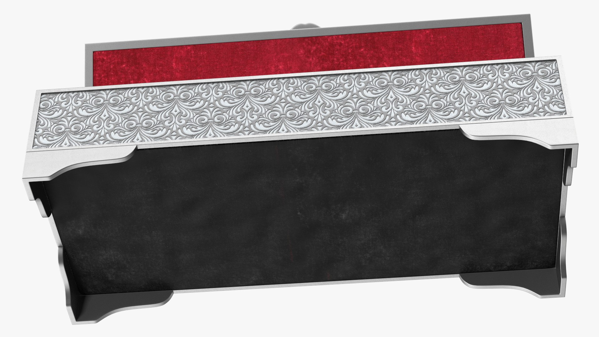 3D Model Silver Jewelry Box - TurboSquid 2097624
