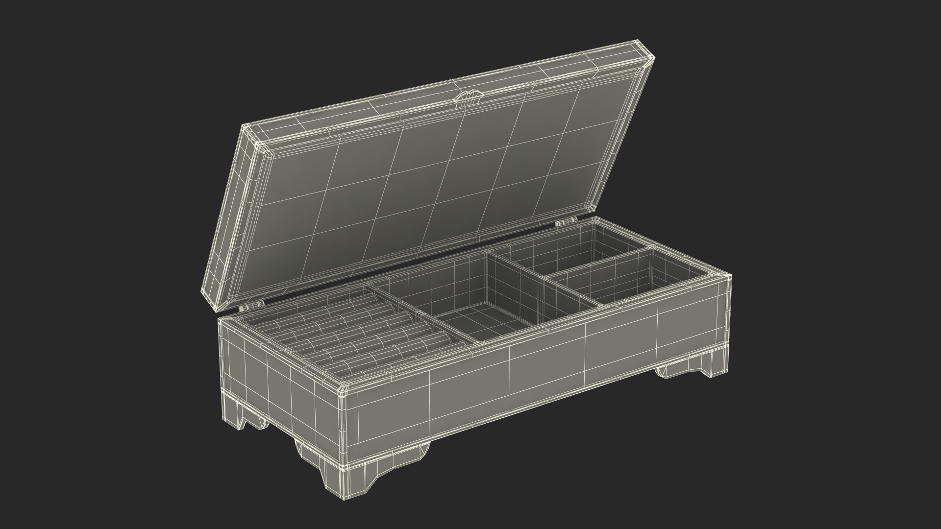 3D Model Silver Jewelry Box - TurboSquid 2097624
