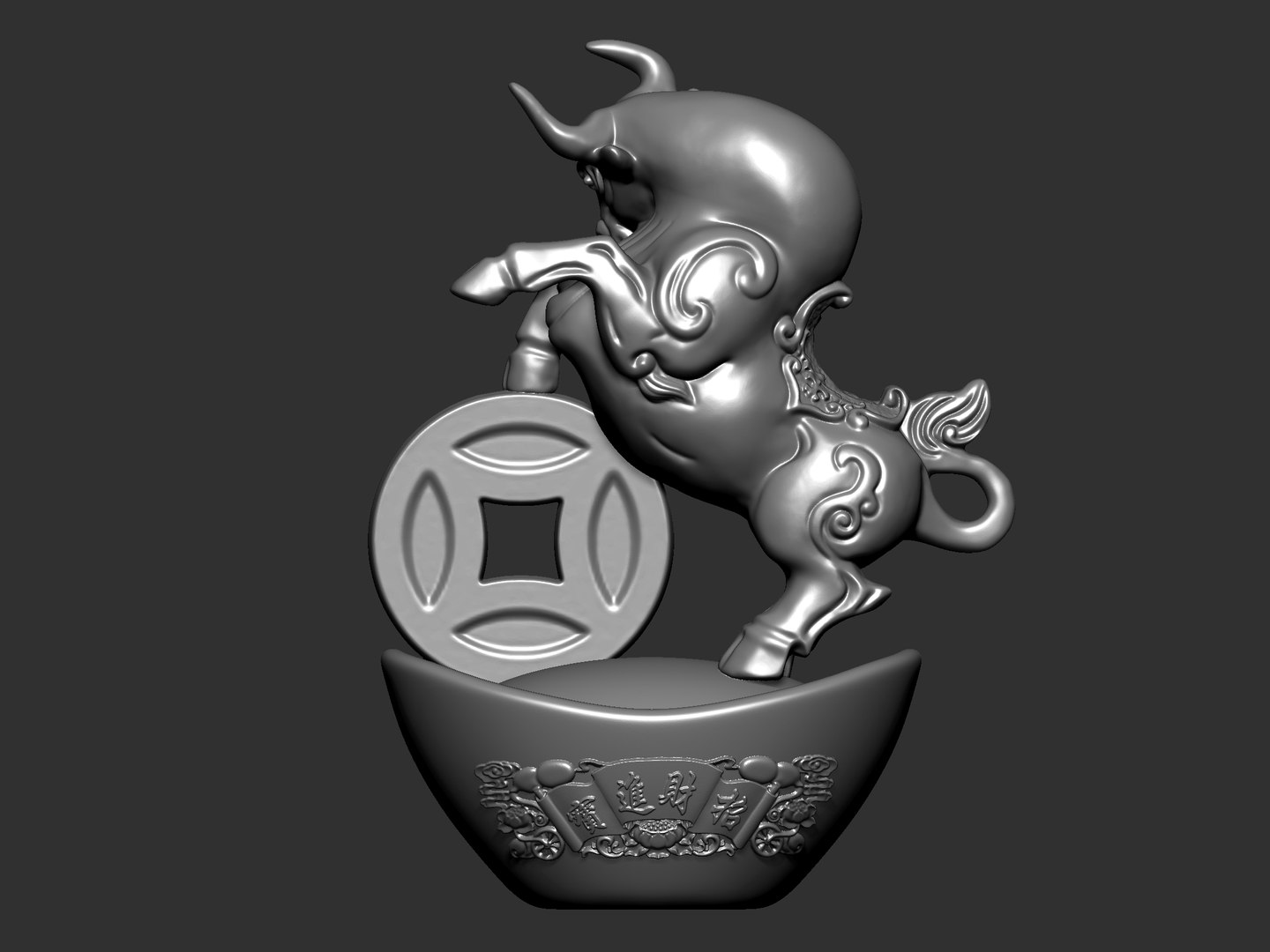 Bull 3D model - TurboSquid 2166930