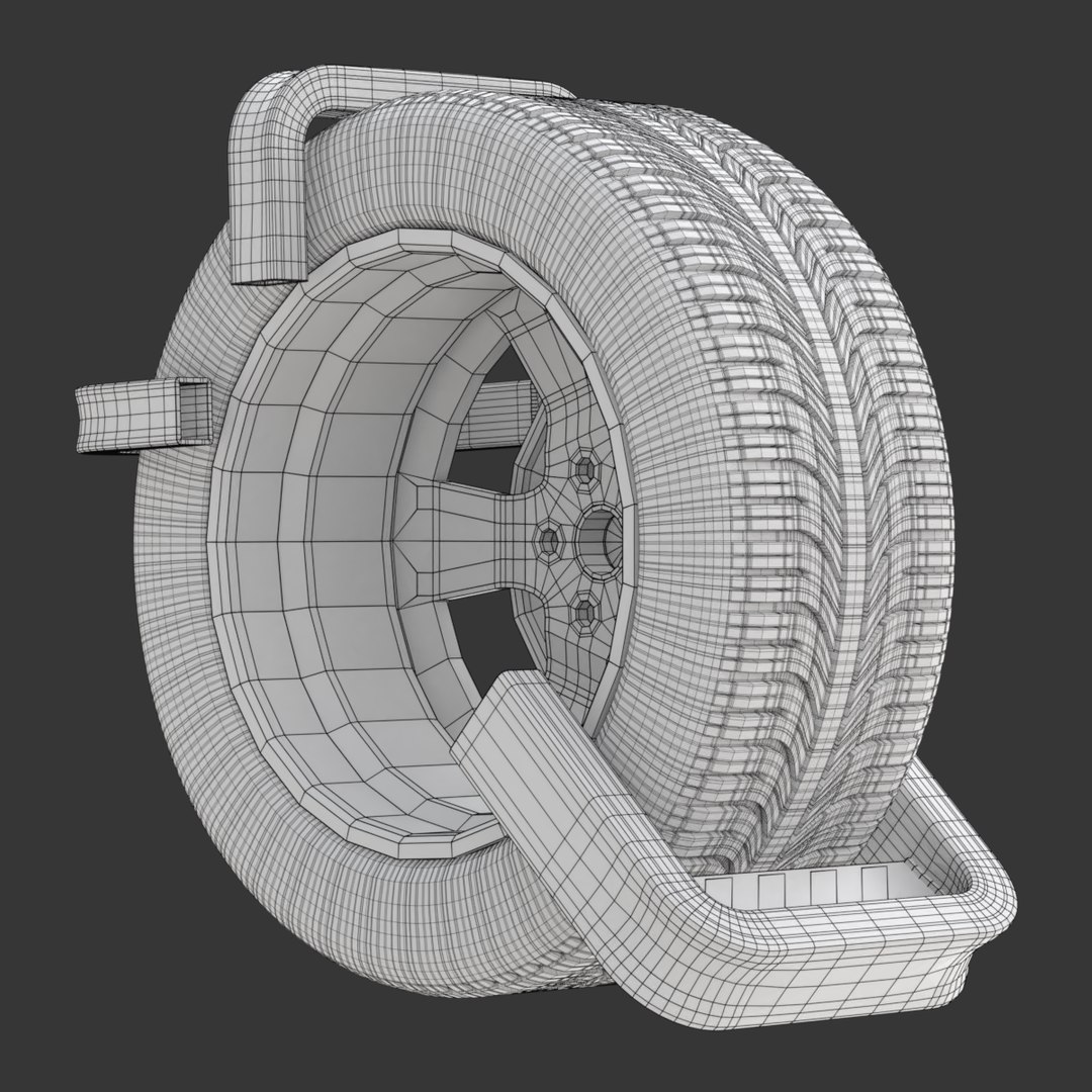 3D Clamp Wheel Model - TurboSquid 1236320