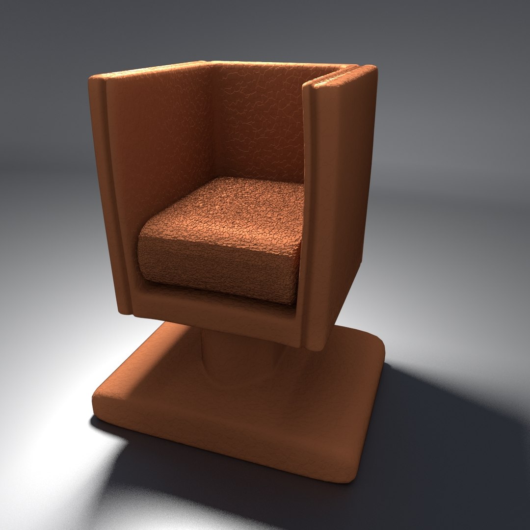 Simple Leather Chair Blend Free