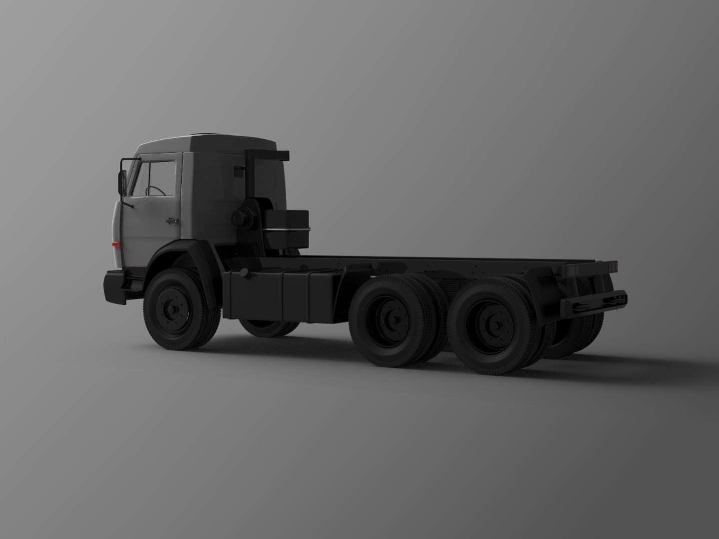 3d Model Kamaz Truck