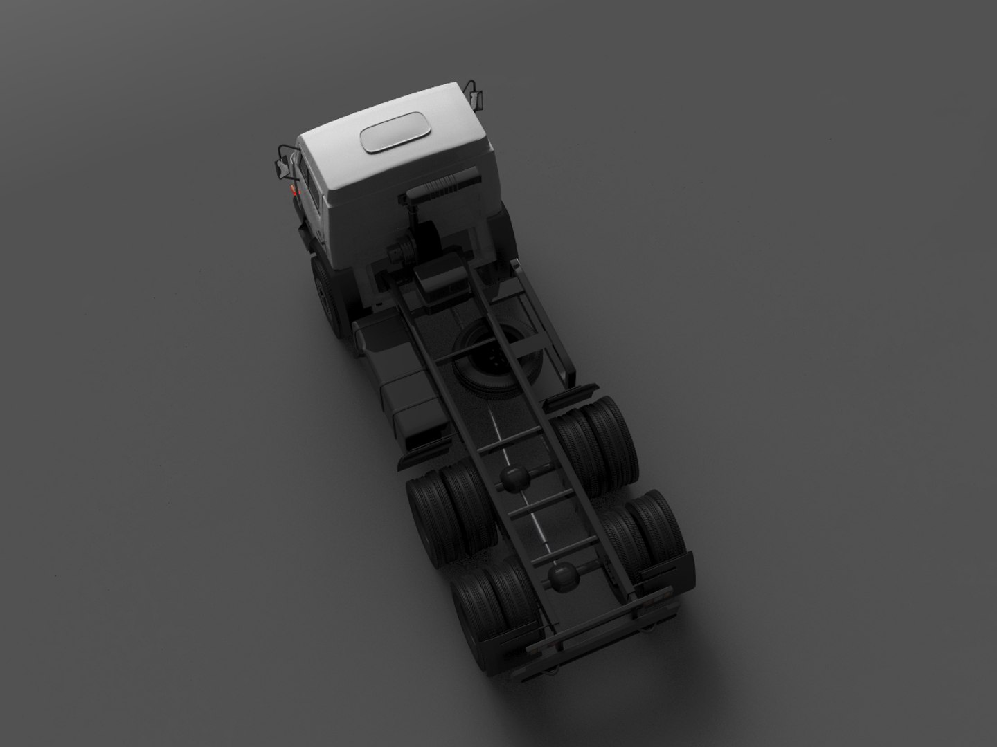 3d Model Kamaz Truck