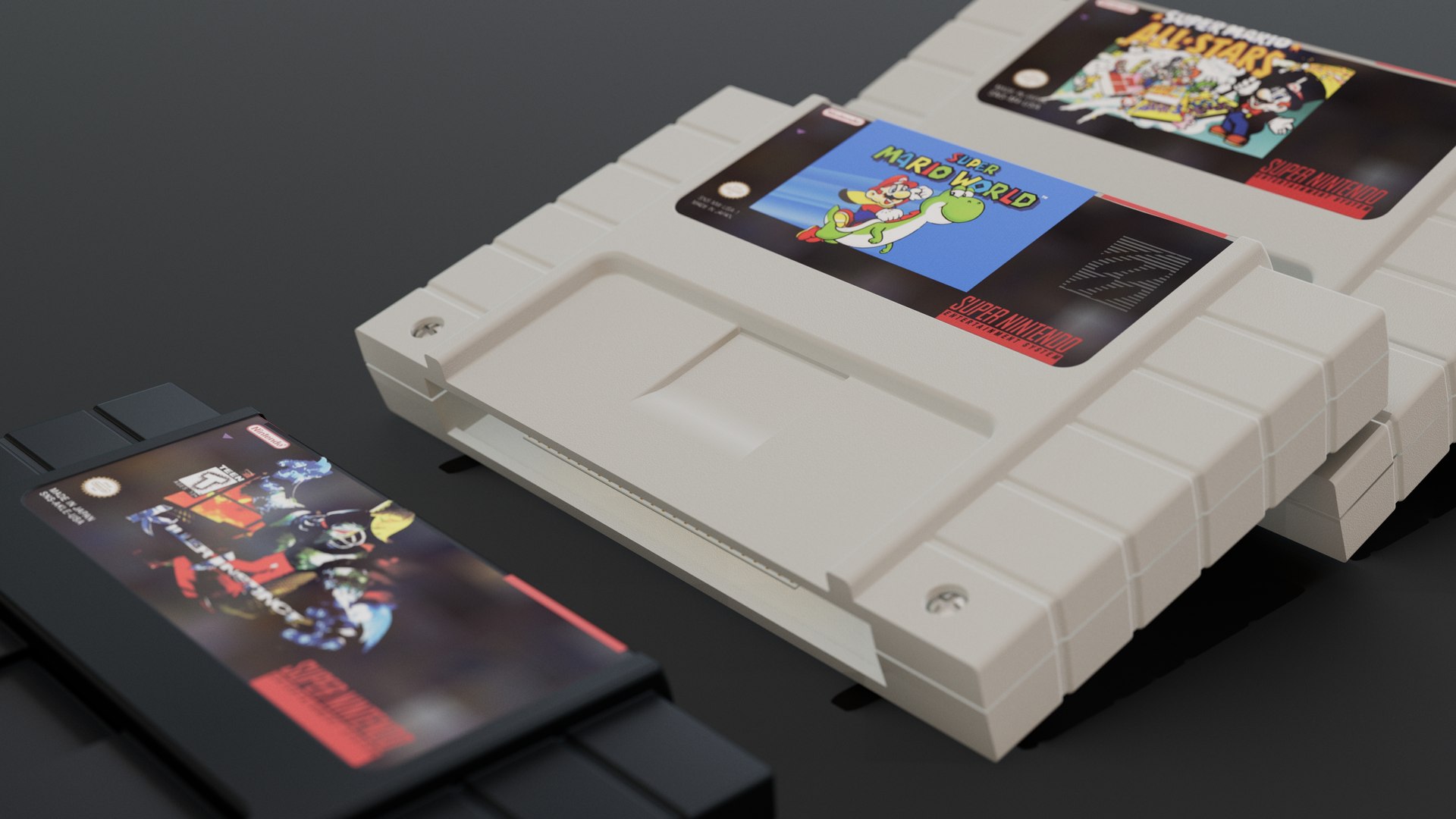 Retro Game Cartridges 3D - TurboSquid 2016832