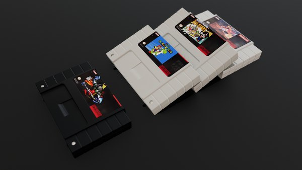 Retro Game Cartridges 3D 모델 - TurboSquid 2016832