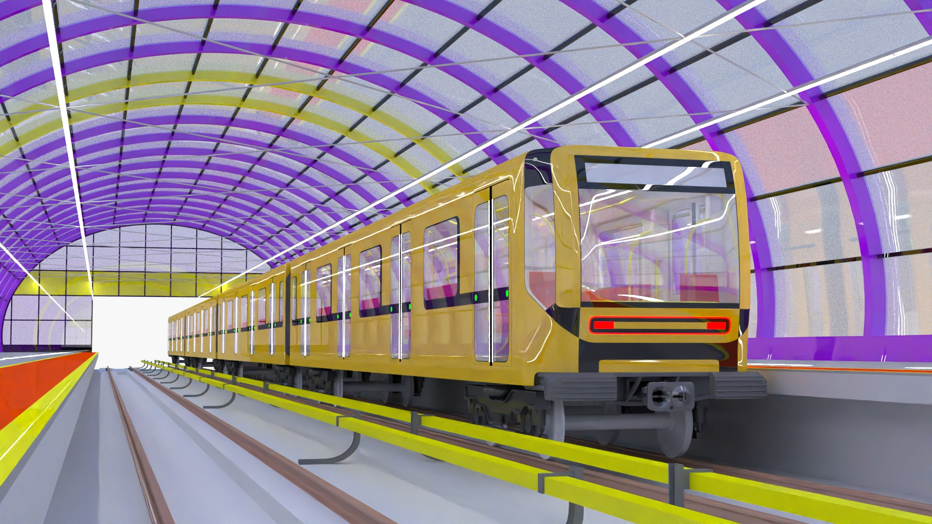 Metro stations concepts 3D model - TurboSquid 2161596