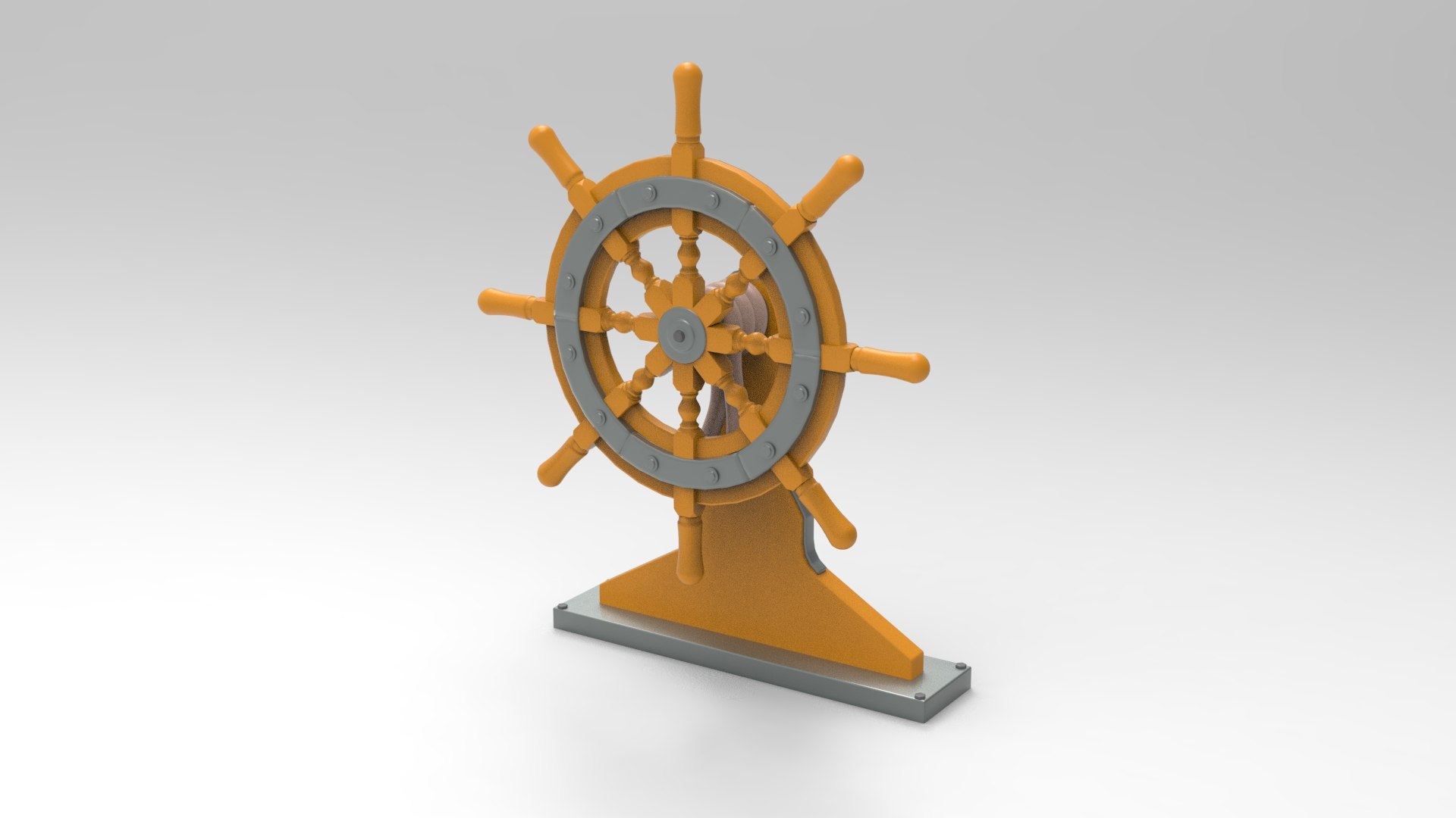3D Ship Wheel Model - TurboSquid 1748850