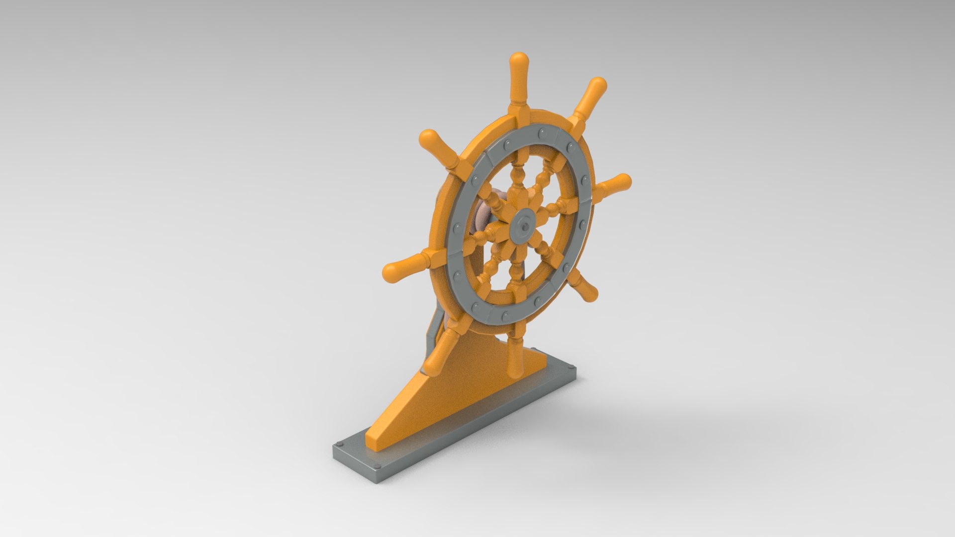 3D Ship Wheel Model - TurboSquid 1748850