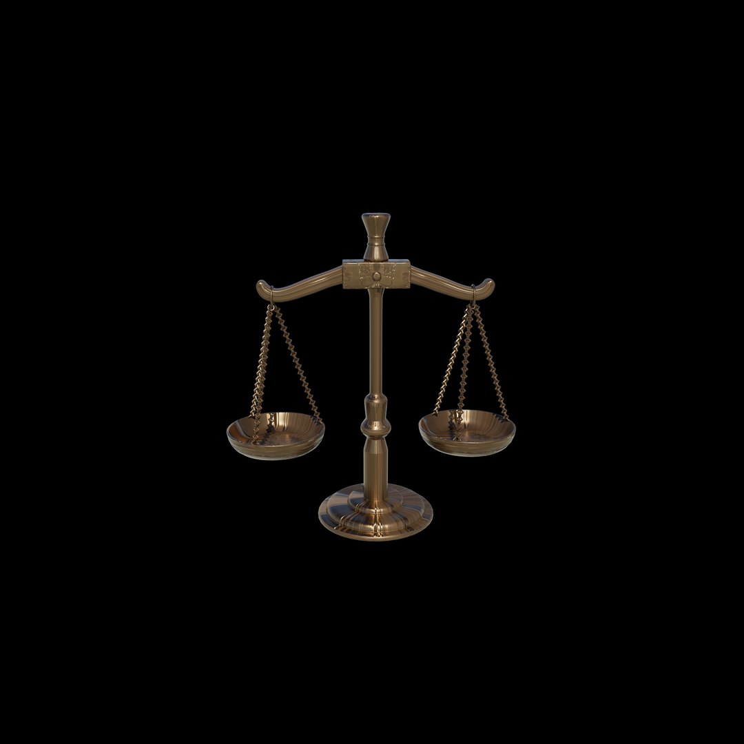 3D Justice Scale 3D Model - TurboSquid 2377964