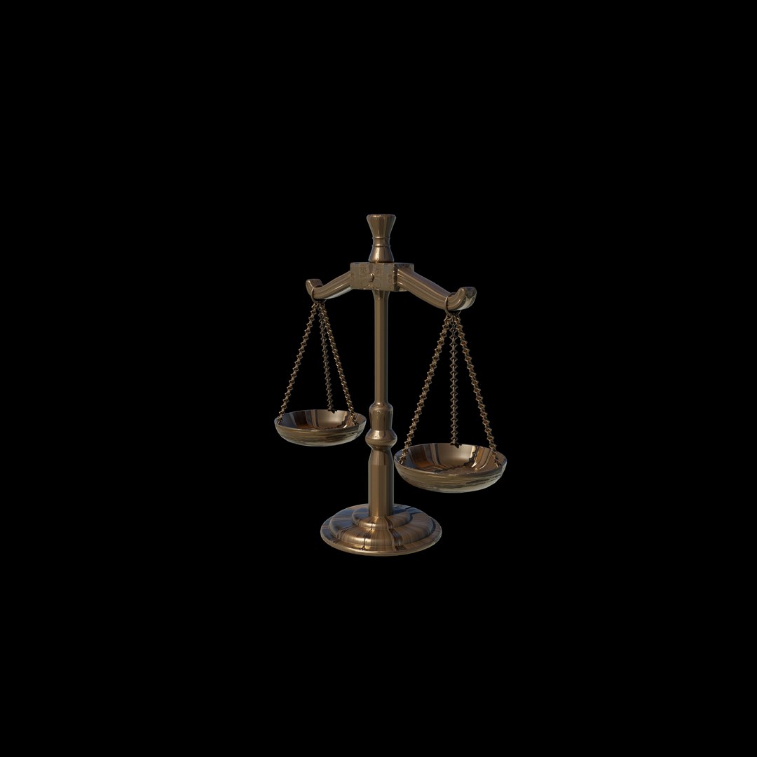 3D Justice Scale 3D Model - TurboSquid 2377964