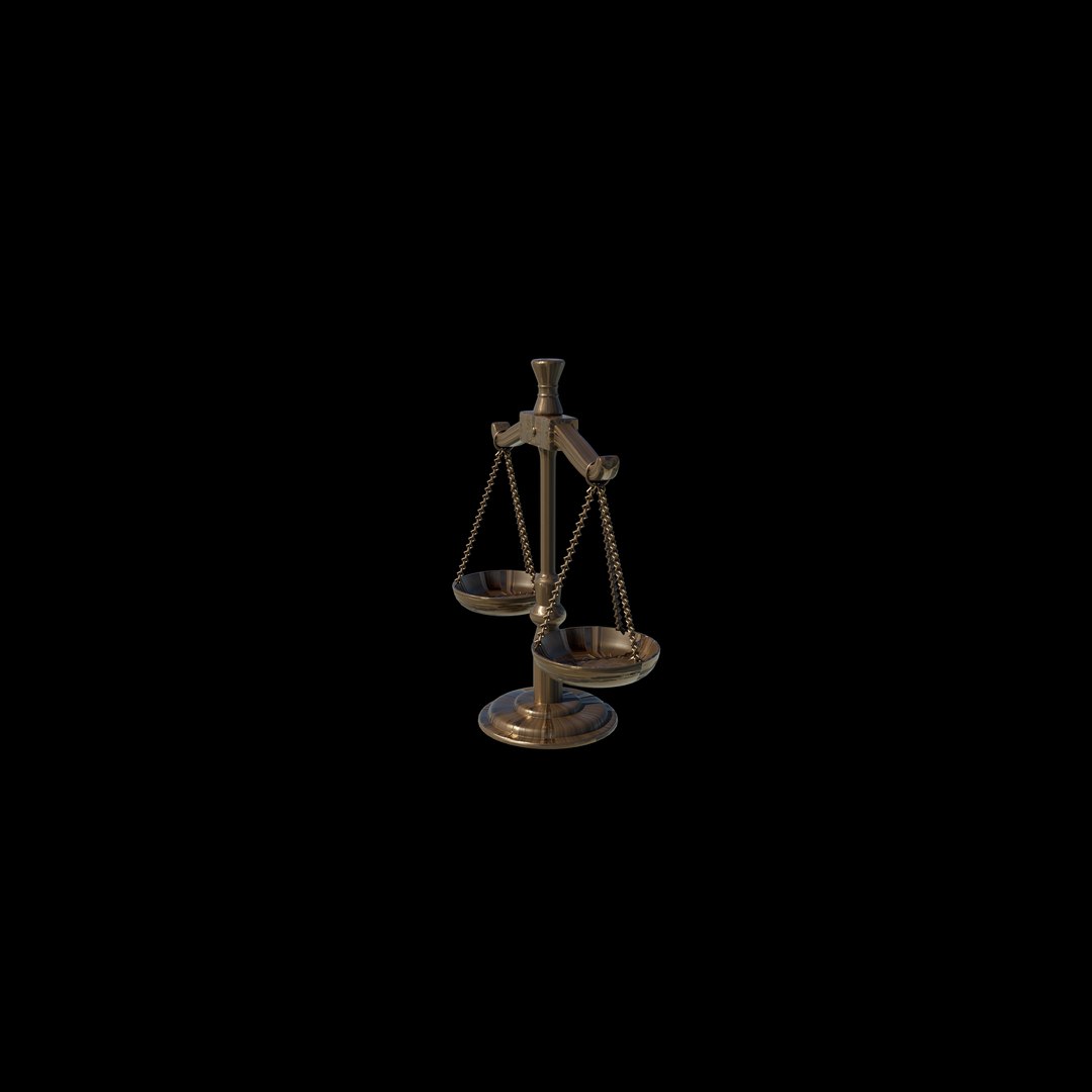 3D Justice Scale 3D Model - TurboSquid 2377964