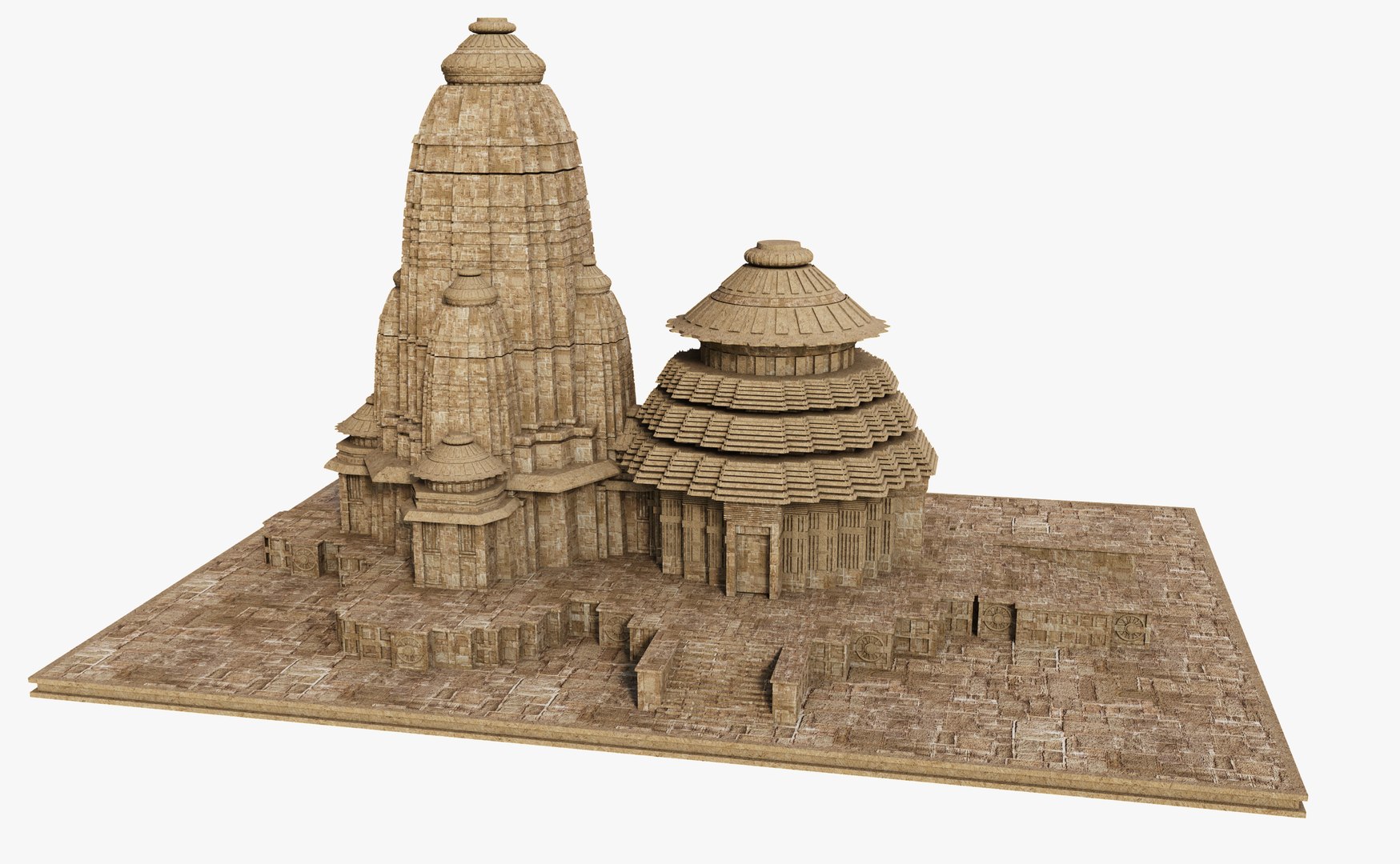 Konark Sun Temple Environment 3D Model - TurboSquid 2322615