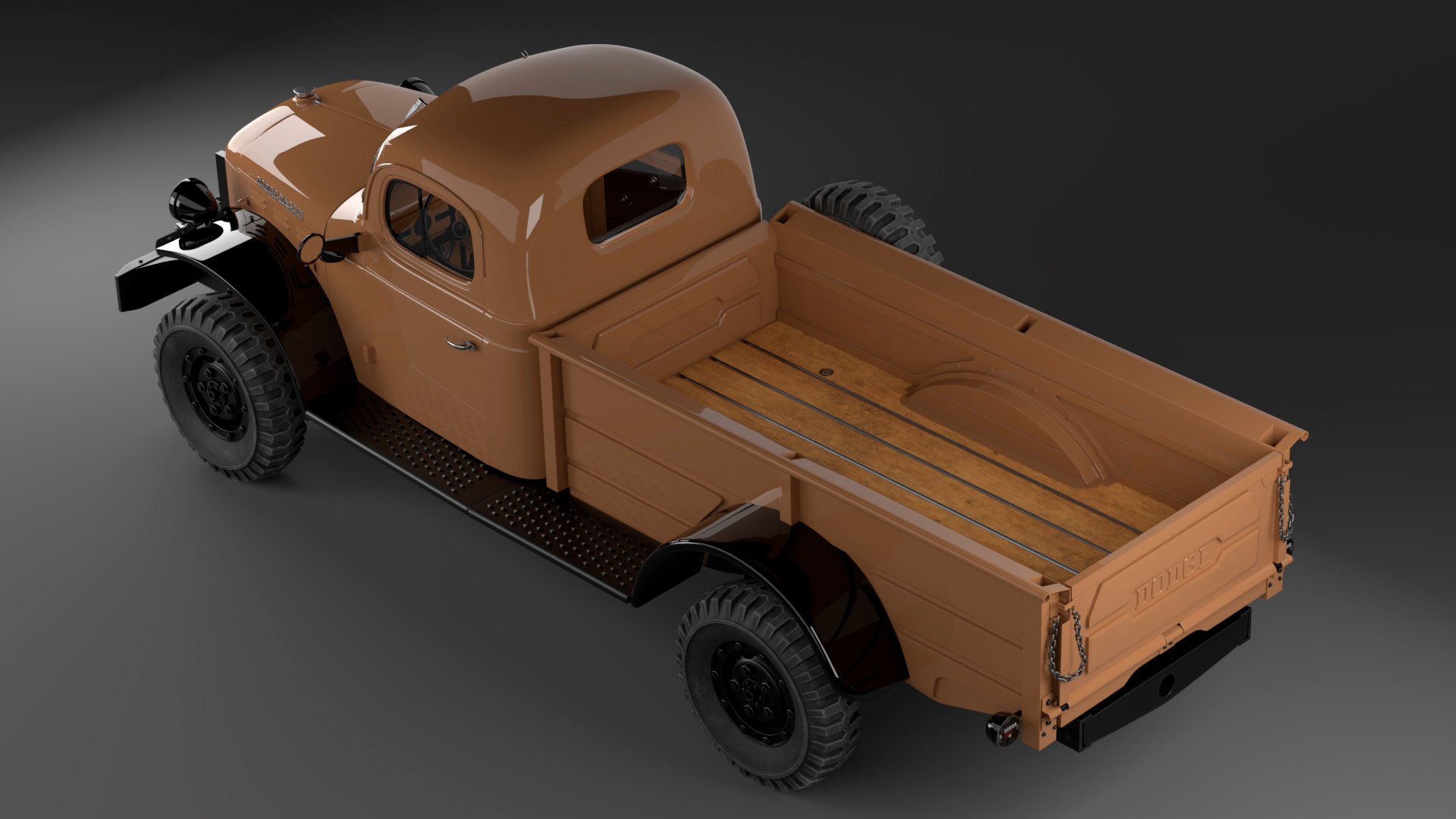3D power wagon model - TurboSquid 1665403