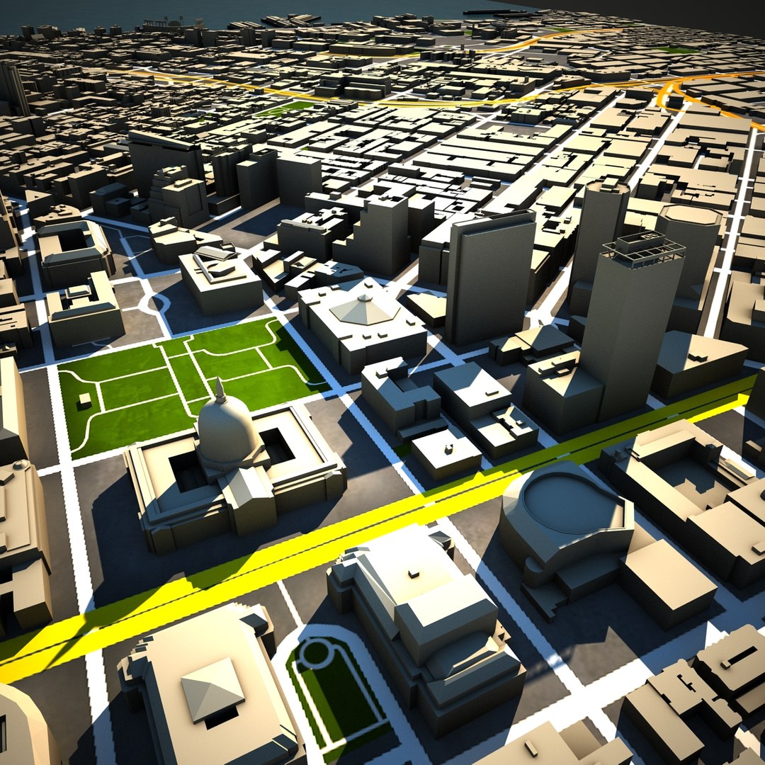 3d San Francisco Skyline