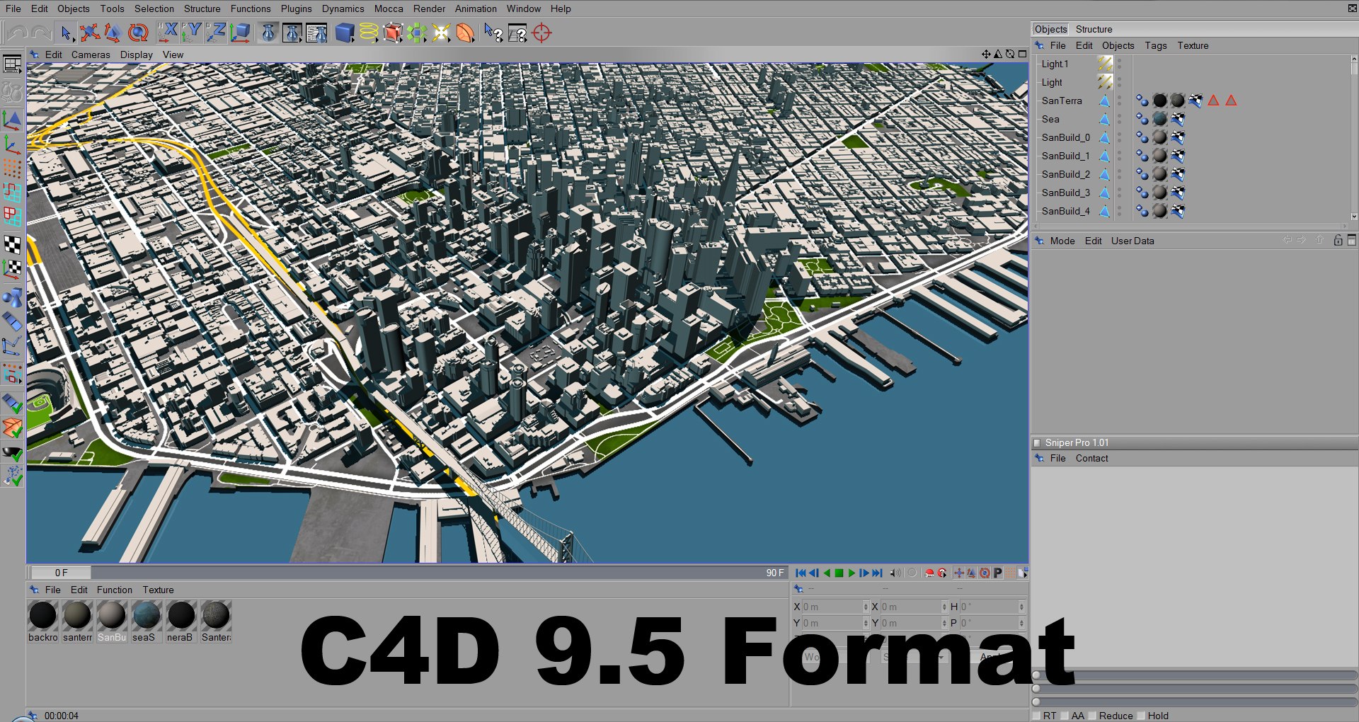 3d San Francisco Skyline