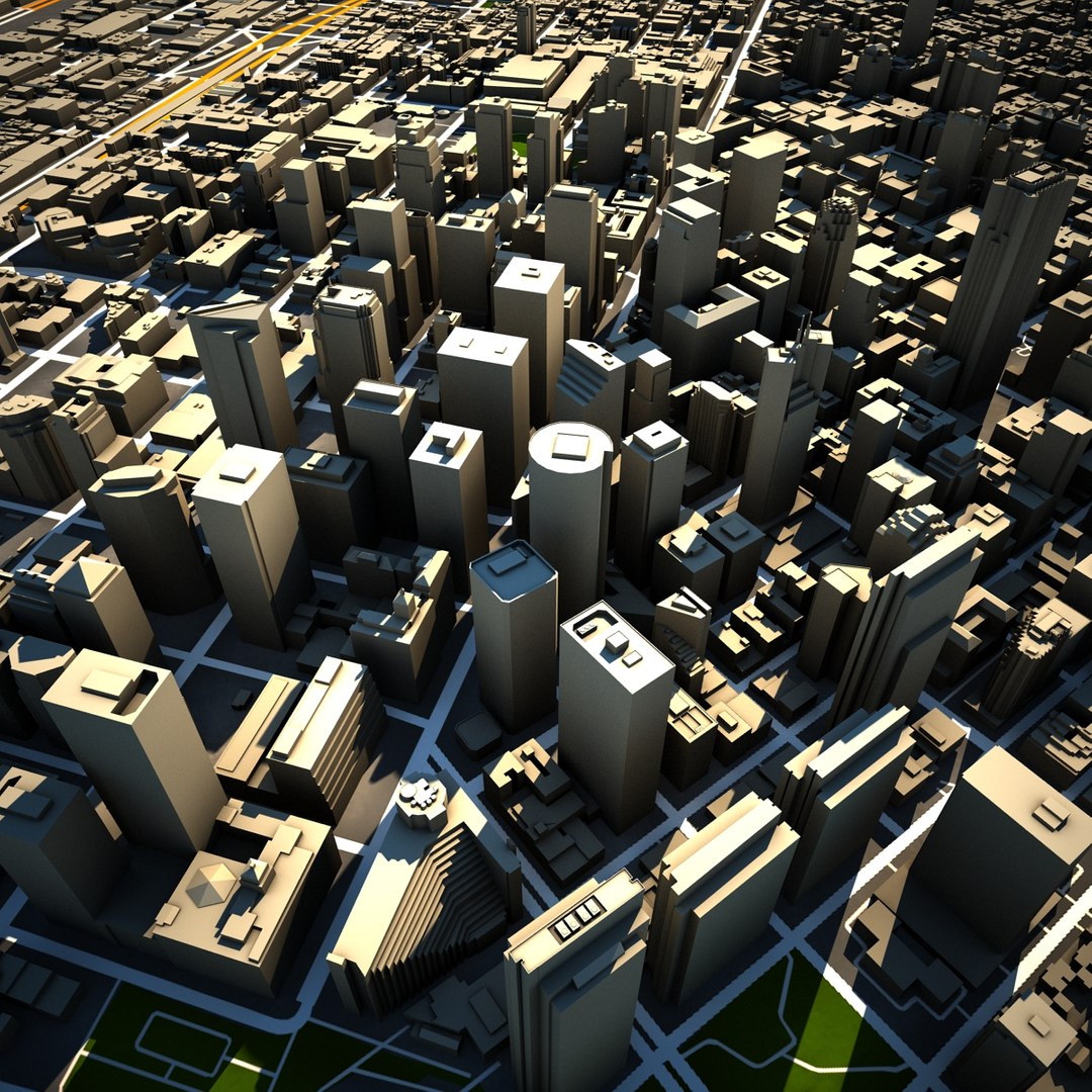 3d San Francisco Skyline