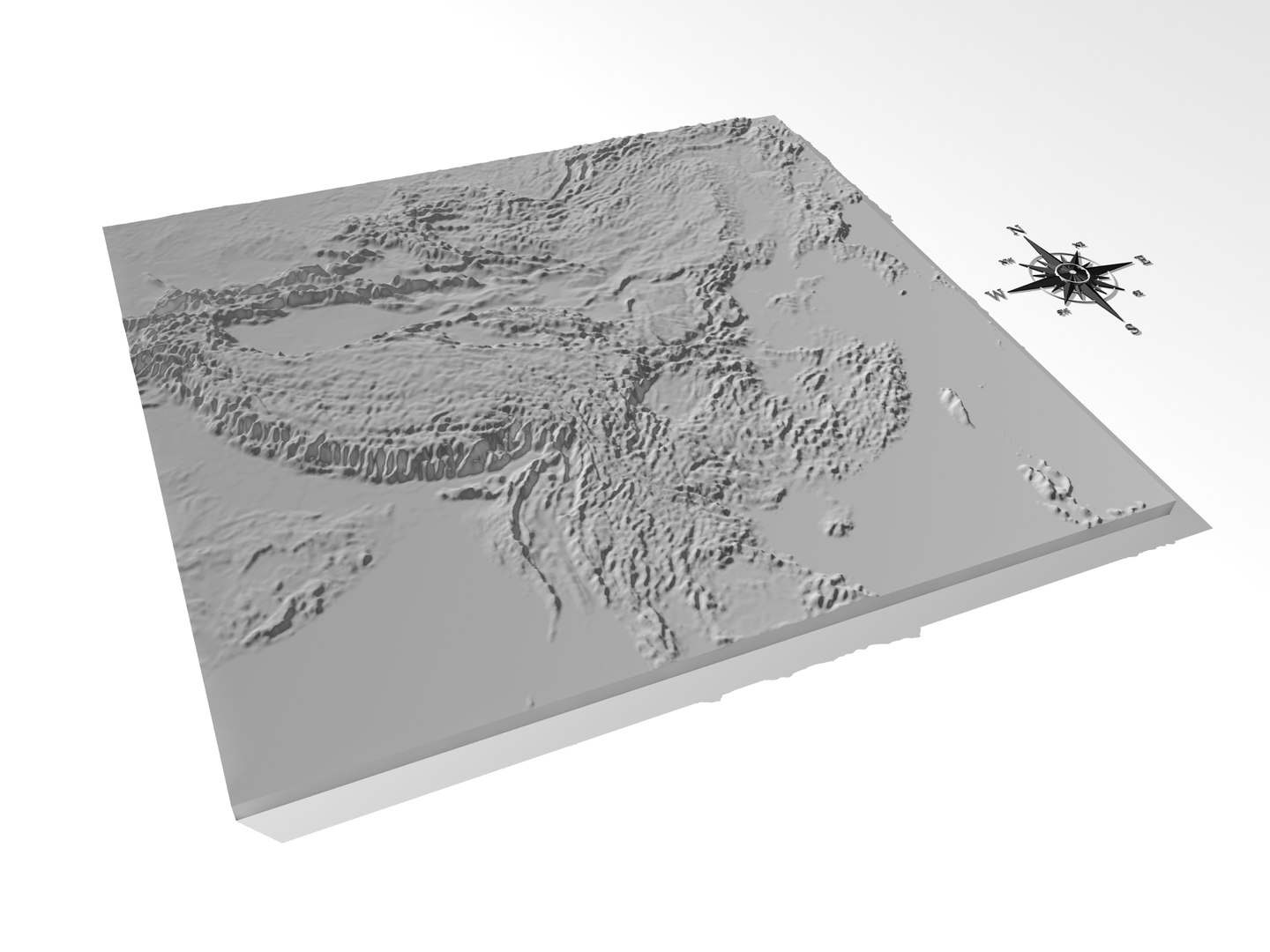 3d Model Relief China