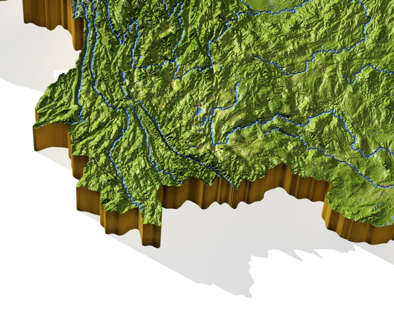 3d Model Relief China