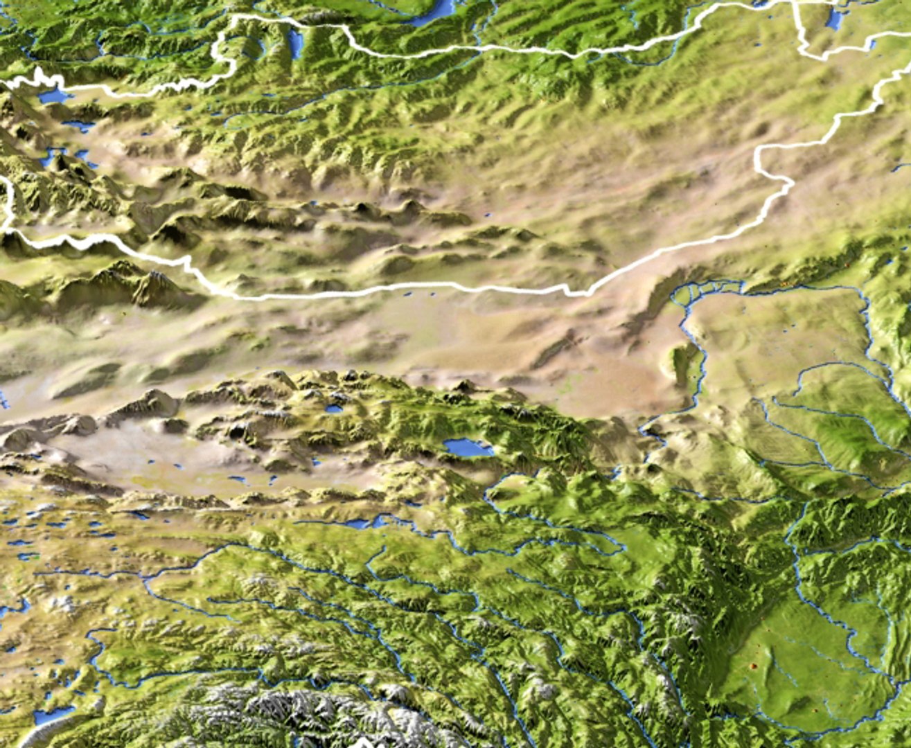 3d Model Relief China