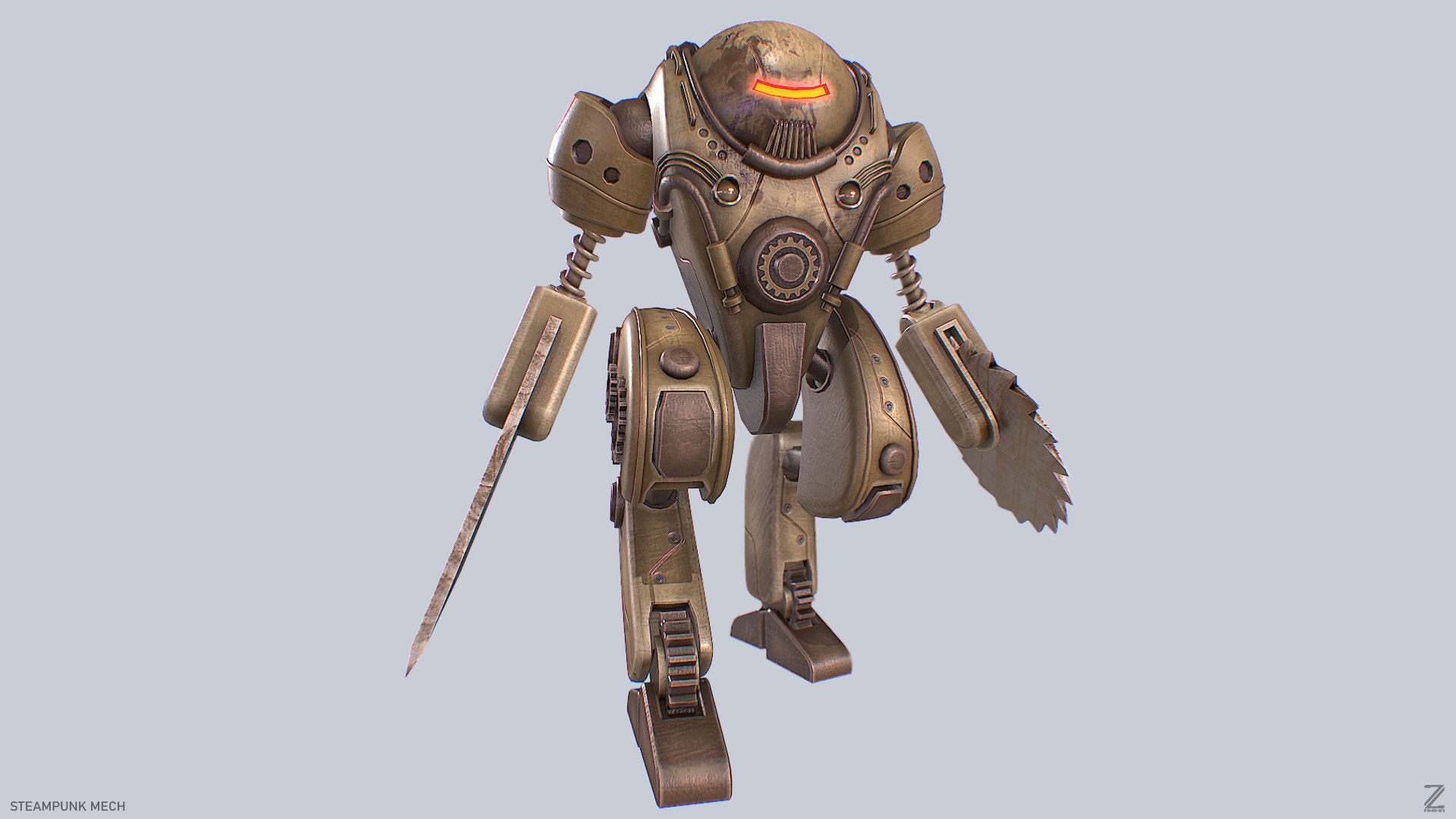 3D Model Steampunk Mech Collection - TurboSquid 2413297