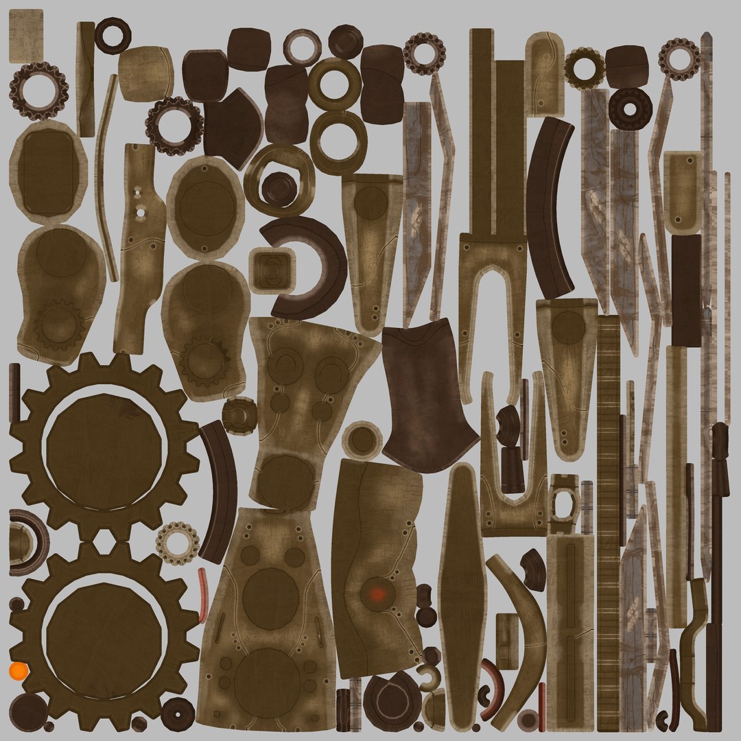 3D Model Steampunk Mech Collection - TurboSquid 2413297