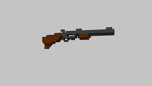 Revolver Voxel 3D model - TurboSquid 1847513