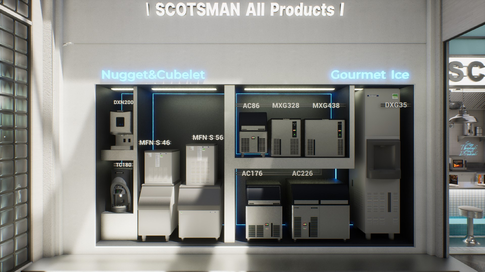 Scotsman Brand VR Showroom Scene 3D Model - TurboSquid 2401063