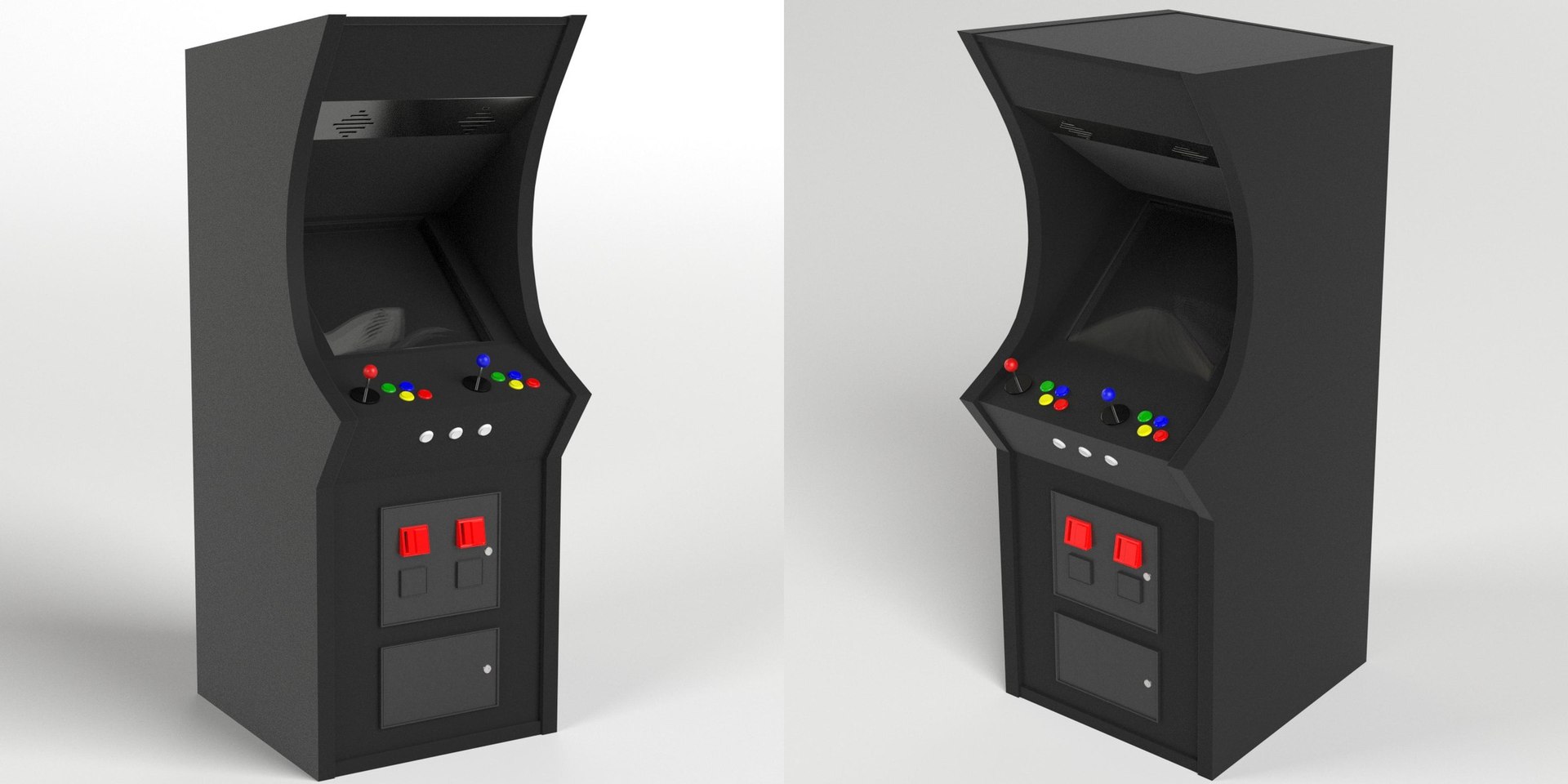 Coin-op Arcade Machine 3D Model - TurboSquid 1344947